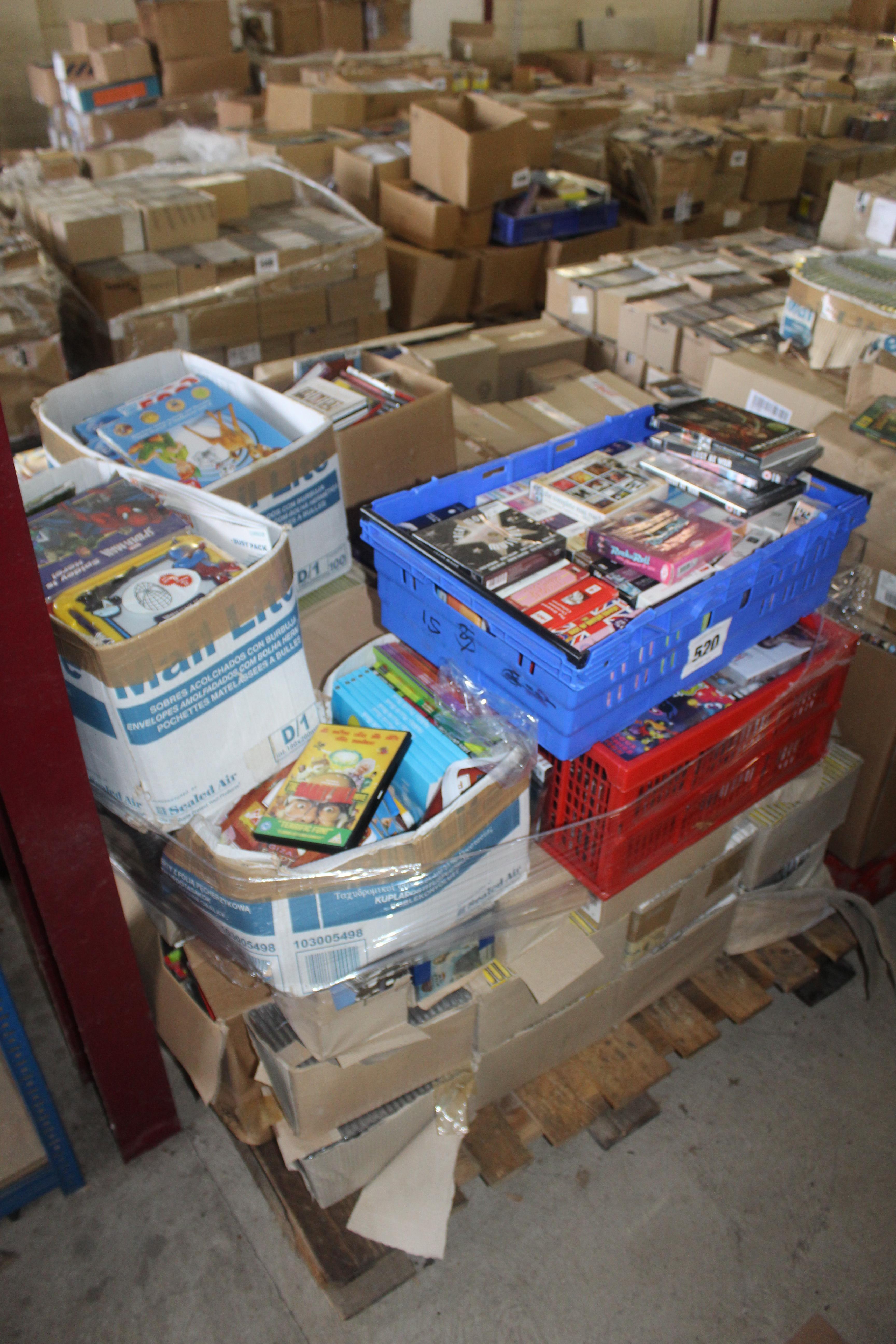 A large collection of CDs, DVDs and children's books to include 'Edward ...