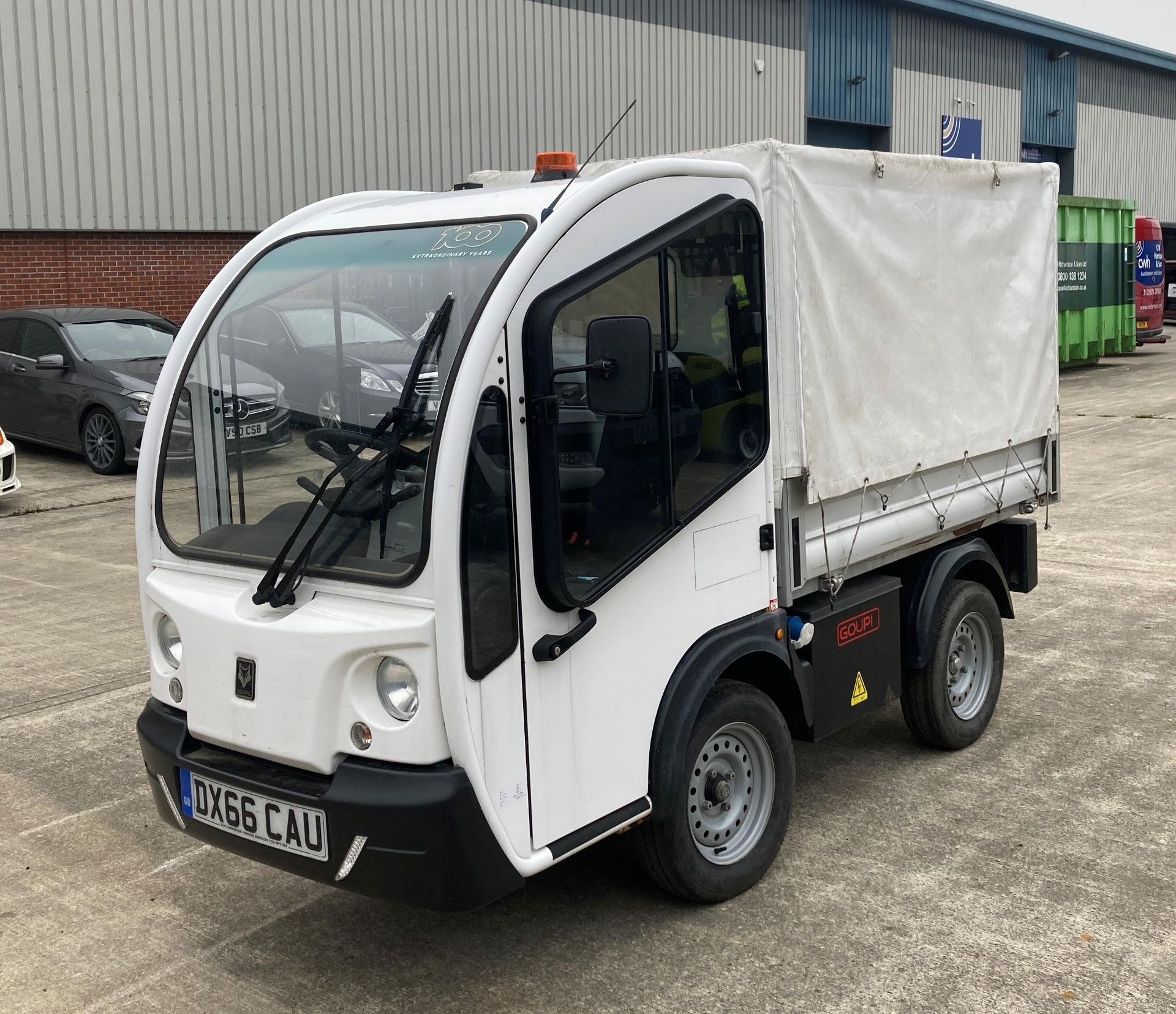 GOUPIL G3 ELECTRIC VAN WITH CANVAS BACK On the instructions of: A local ...