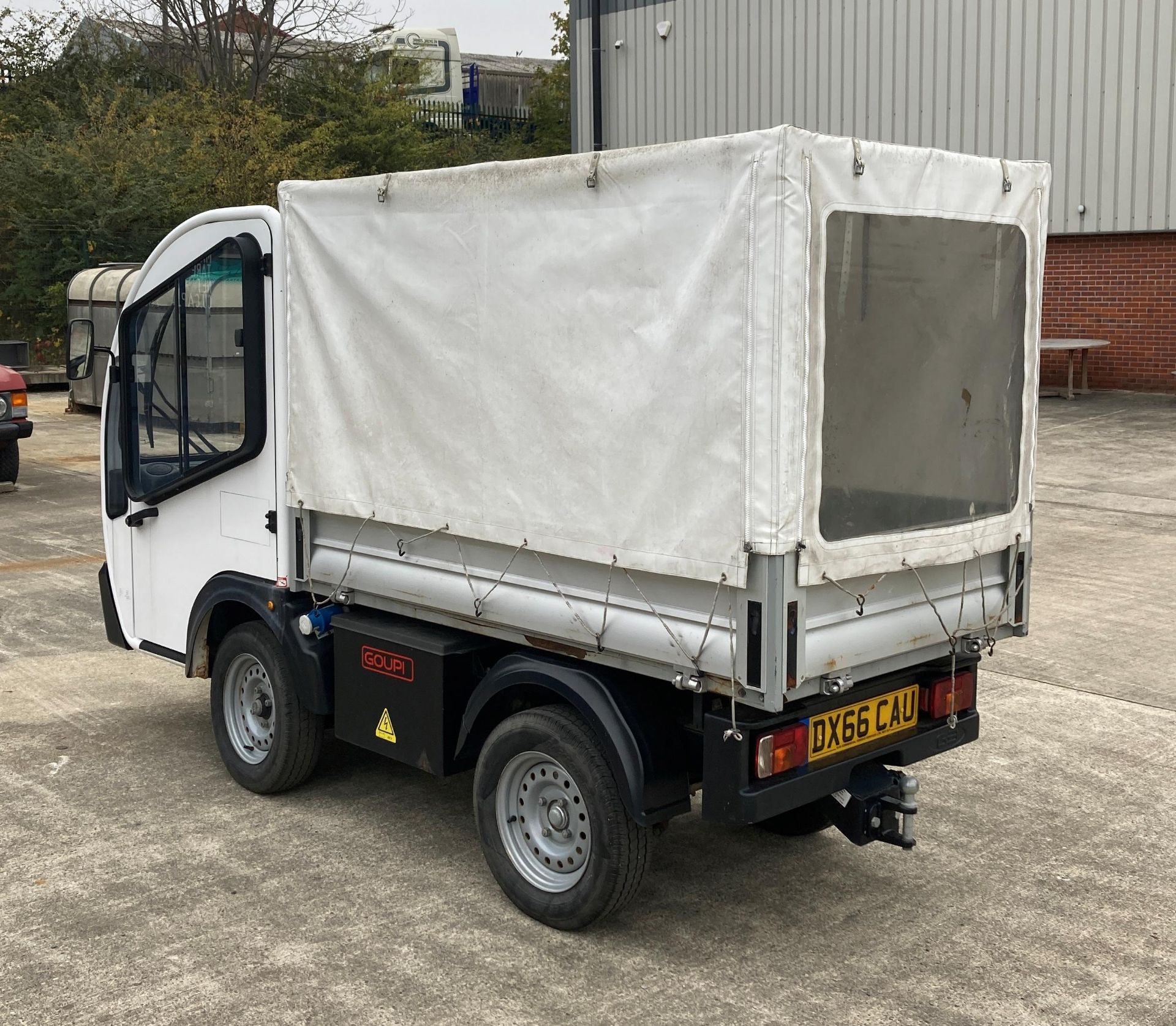 GOUPIL G3 ELECTRIC VAN WITH CANVAS BACK On the instructions of: A local ...