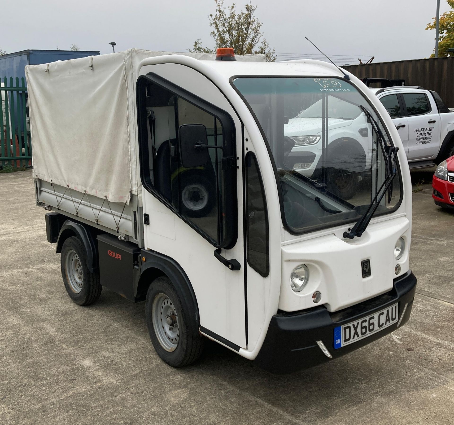 GOUPIL G3 ELECTRIC VAN WITH CANVAS BACK On the instructions of: A local ...