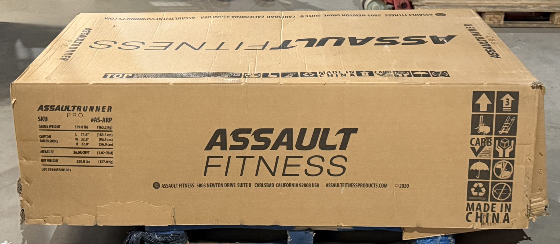 ASSAULT FITNESS Assault Runner Pro athlete powered treadmill (RRP £ ...