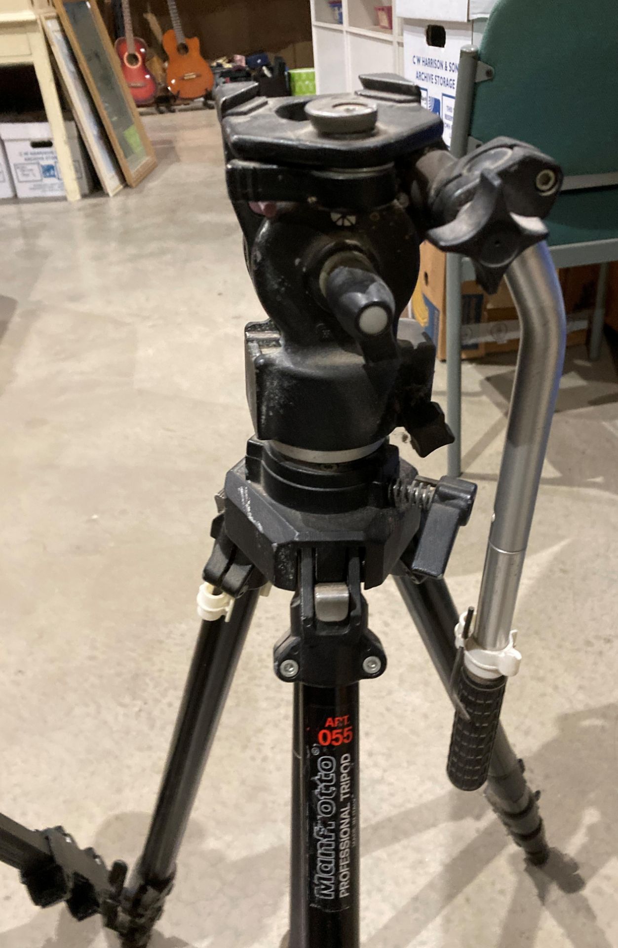A Manfrotto Art 055 professional tripod, and a Jakar watercolour easel ...