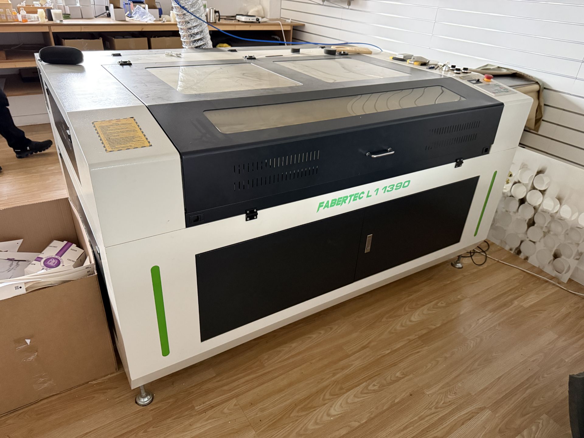Fabertec L1 1390 laser cutter/engraving machine (1300mm x 900mm) serial ...