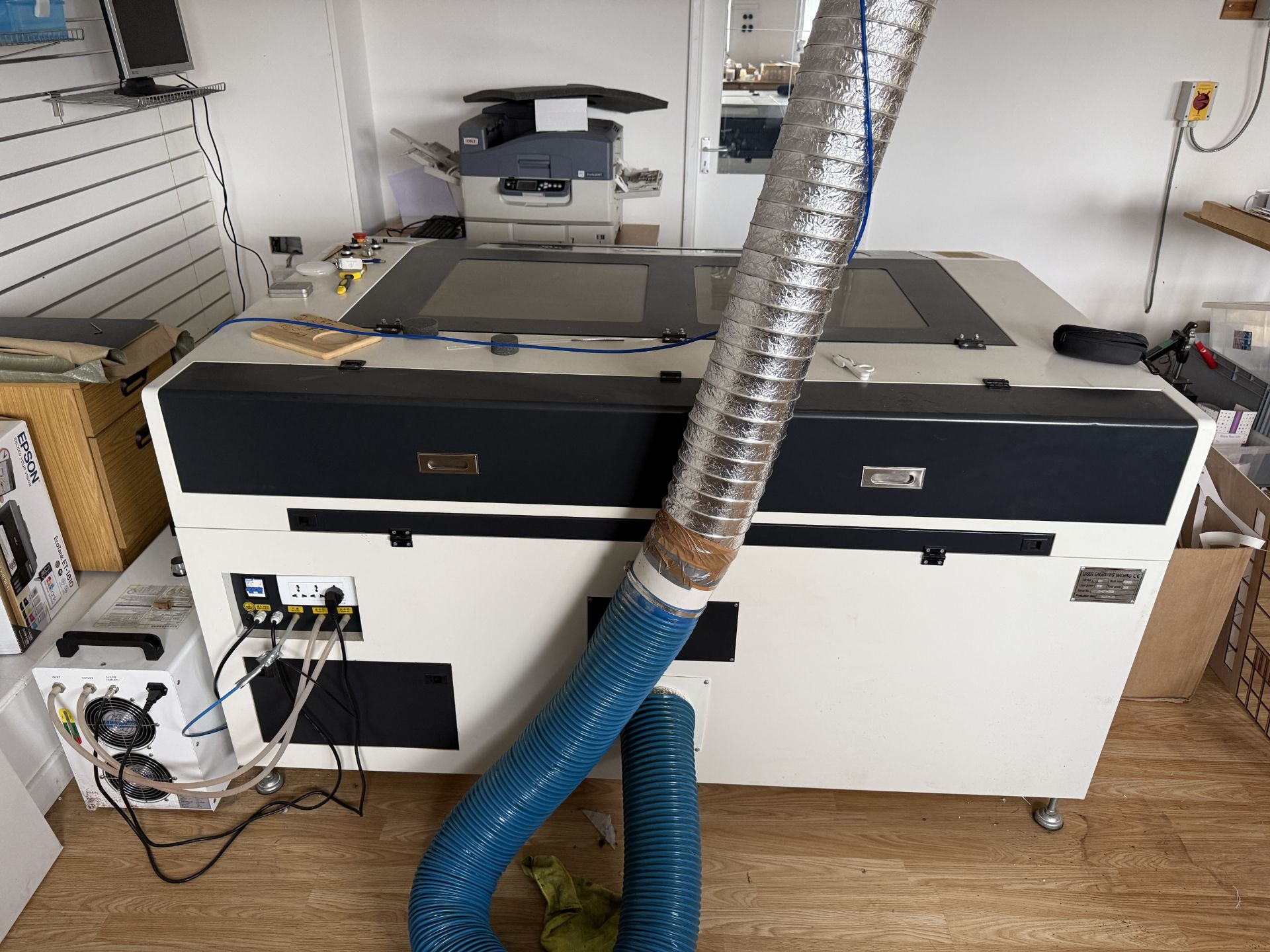 Fabertec L1 1390 laser cutter/engraving machine (1300mm x 900mm) serial ...