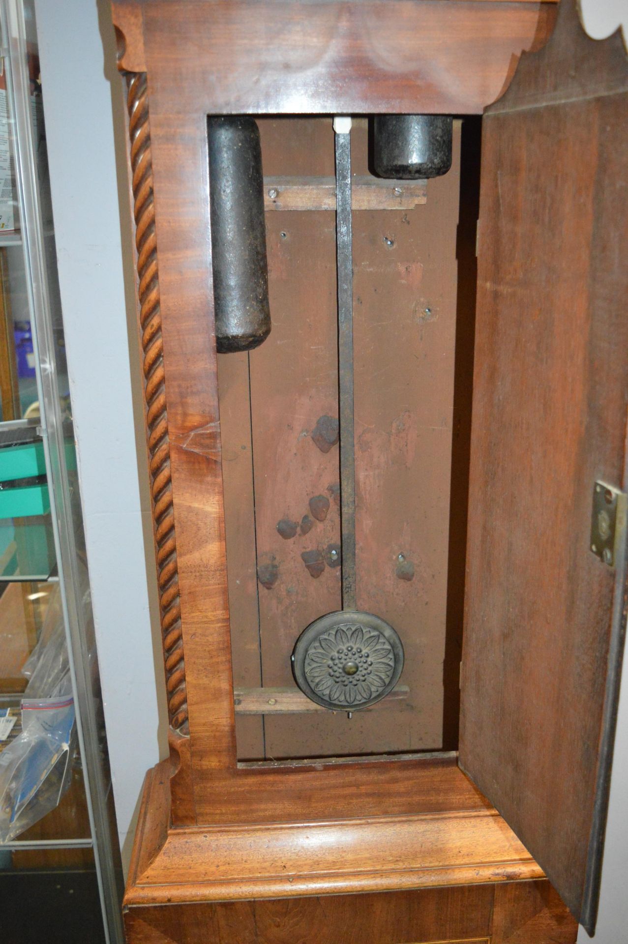 Veneered Mahogany & Walnut Long Case Clock by Samuels of Louth with ...