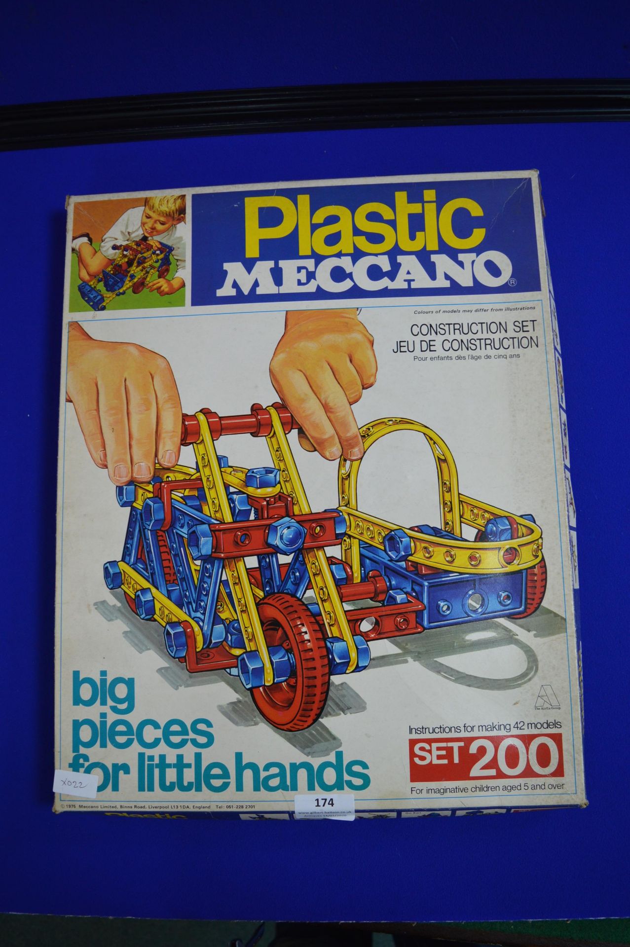 Plastic Meccano No.200 Set