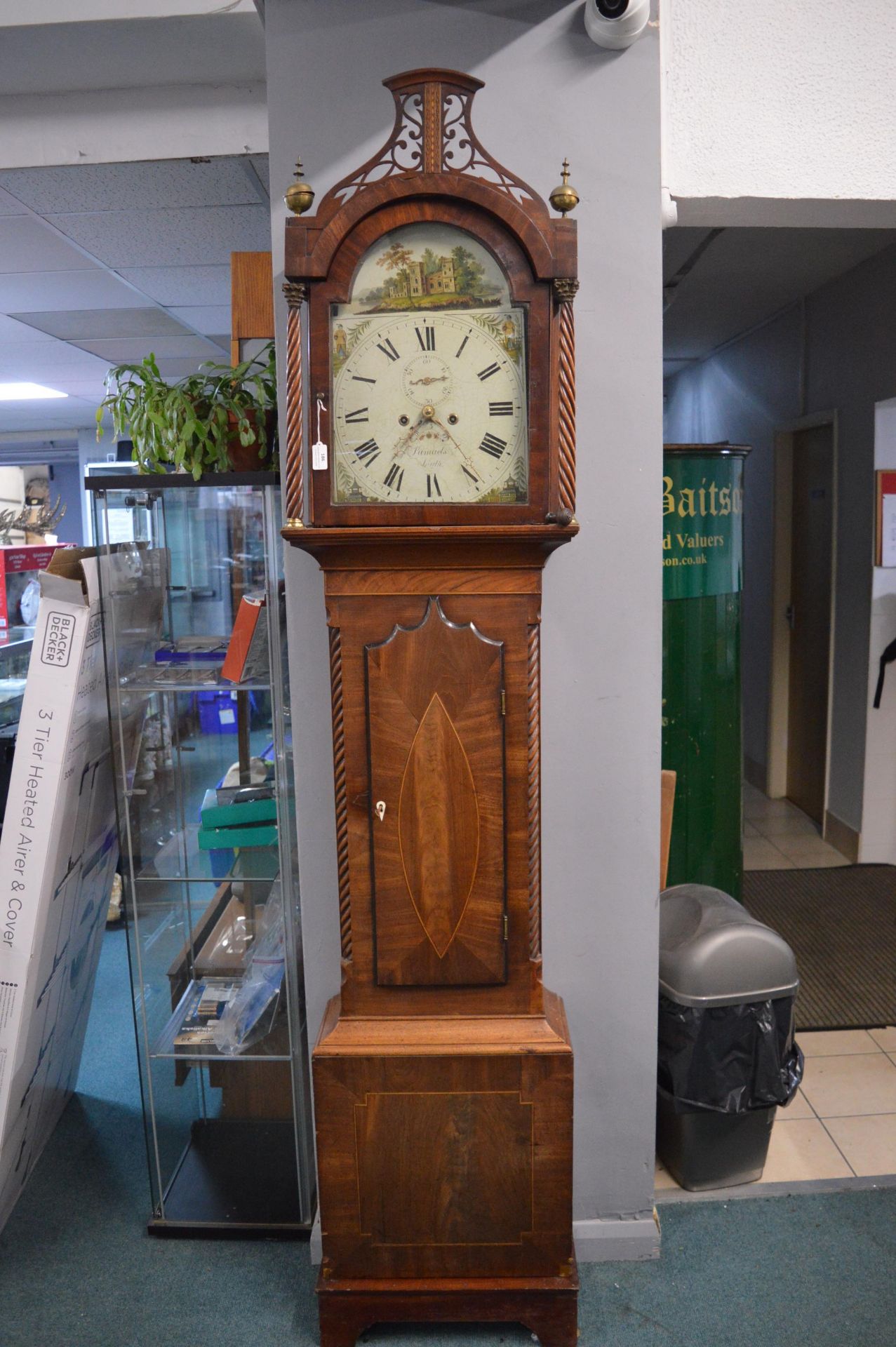 Veneered Mahogany & Walnut Long Case Clock by Samuels of Louth with ...