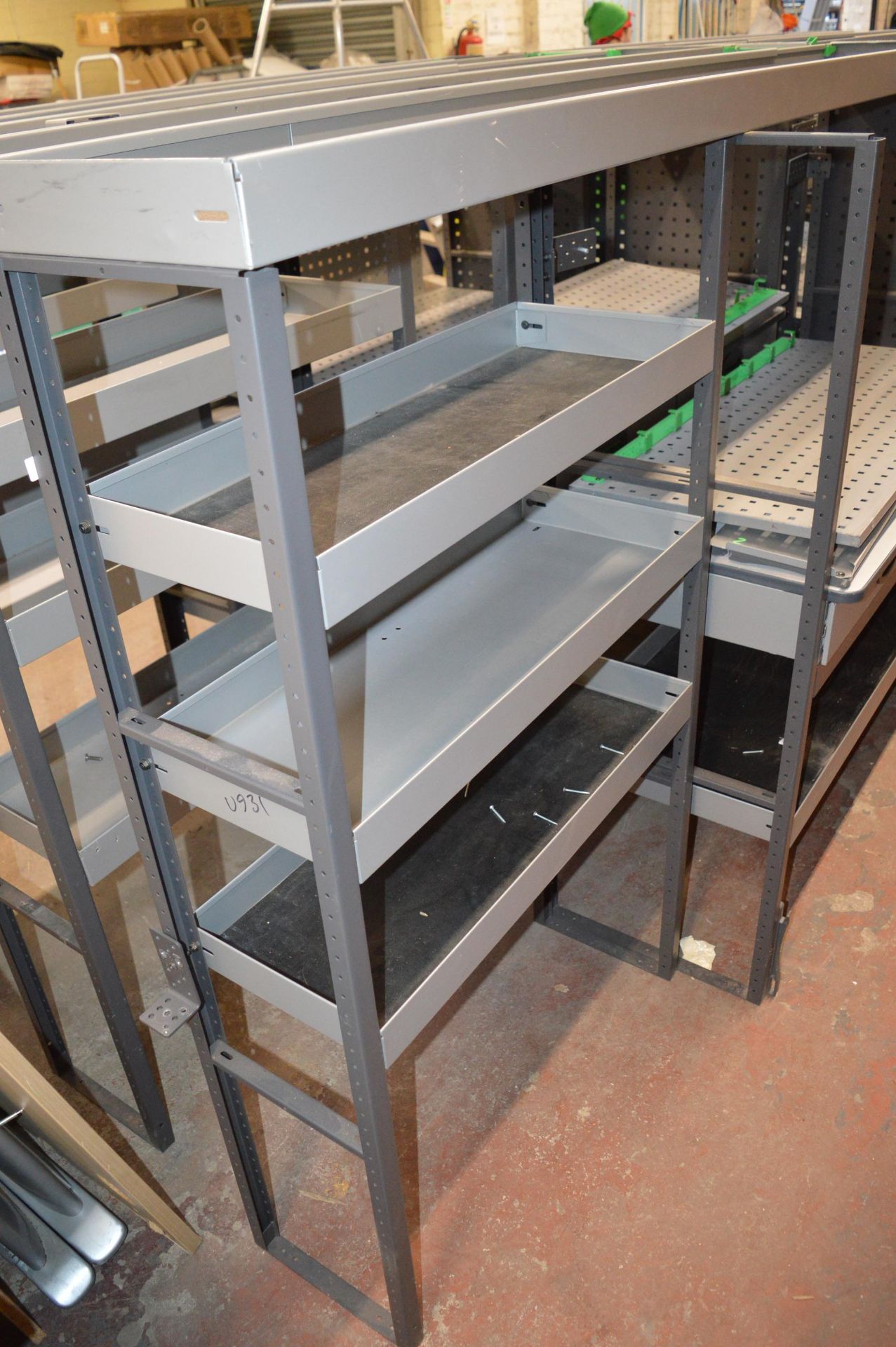*Internal Van Racking 230x50cm x 150cm high