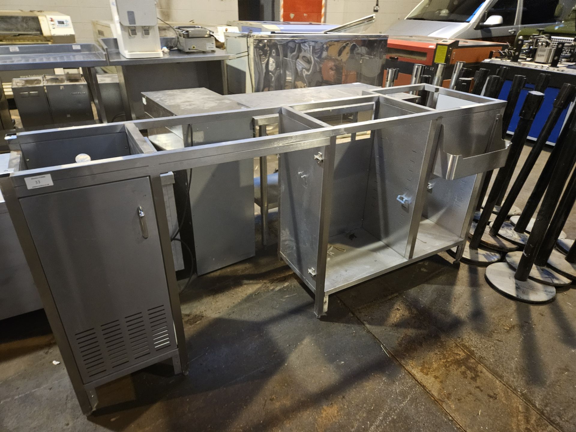 * S/S Bar Counter - 2050w 650d x 950h