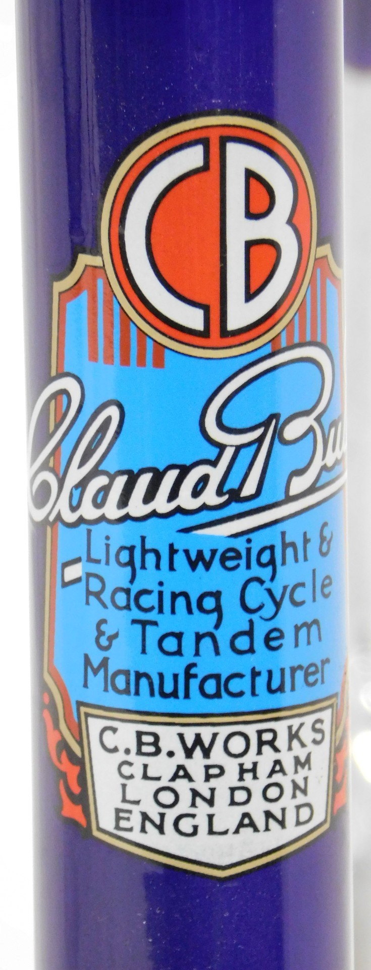 A Claud Butler racing bike frame, constructed from Reynolds 531 tubing ...