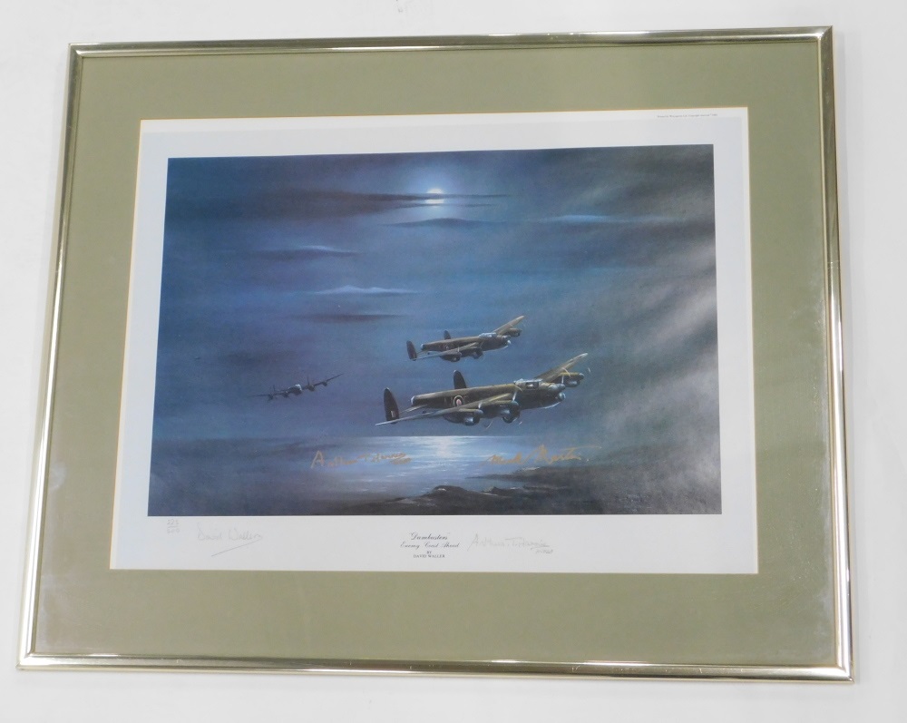 David Waller. Dambusters, Enemy Coast Ahead, artist signed print, also ...