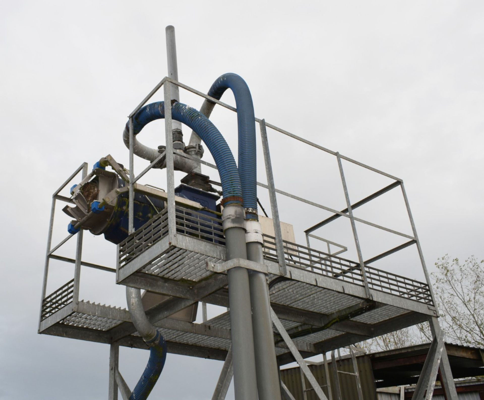 1 x Screwpress Separator Tower with Nock Slurry Separator - Dimensions ...