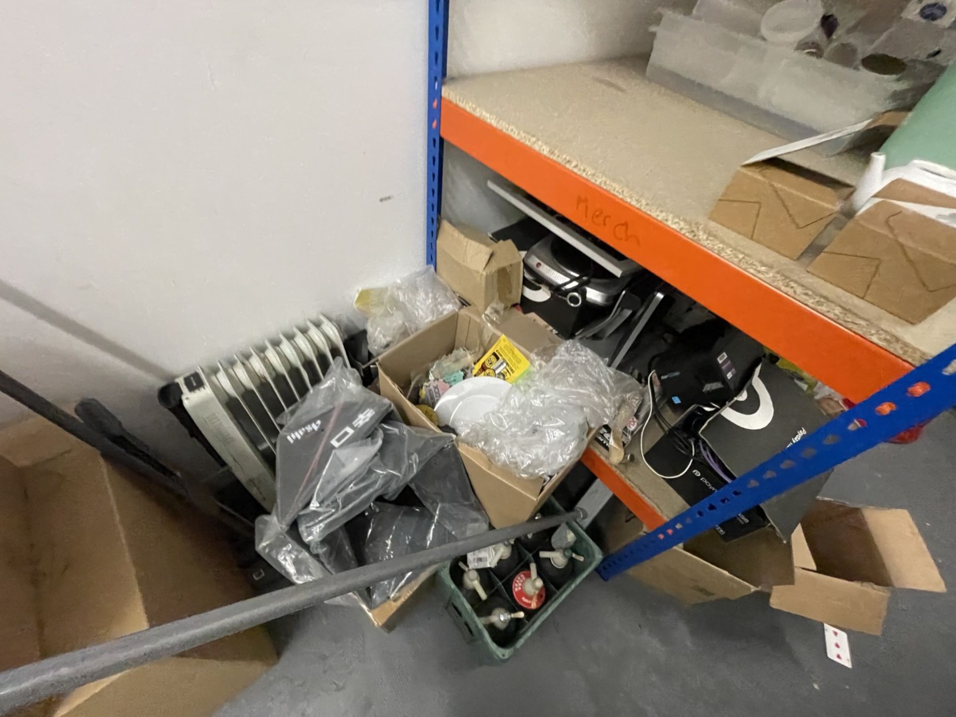 1 x Contents of a Janitorial Storage Room Including a Large Metal Prop ...