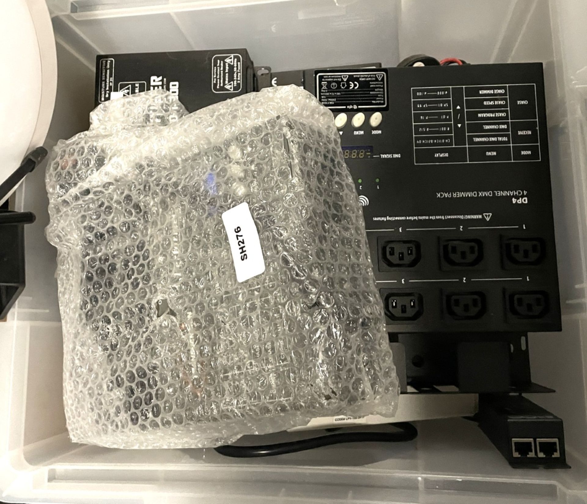 2 x Boxes of Assorted Studio Lights and Lighting Controllers Including ...