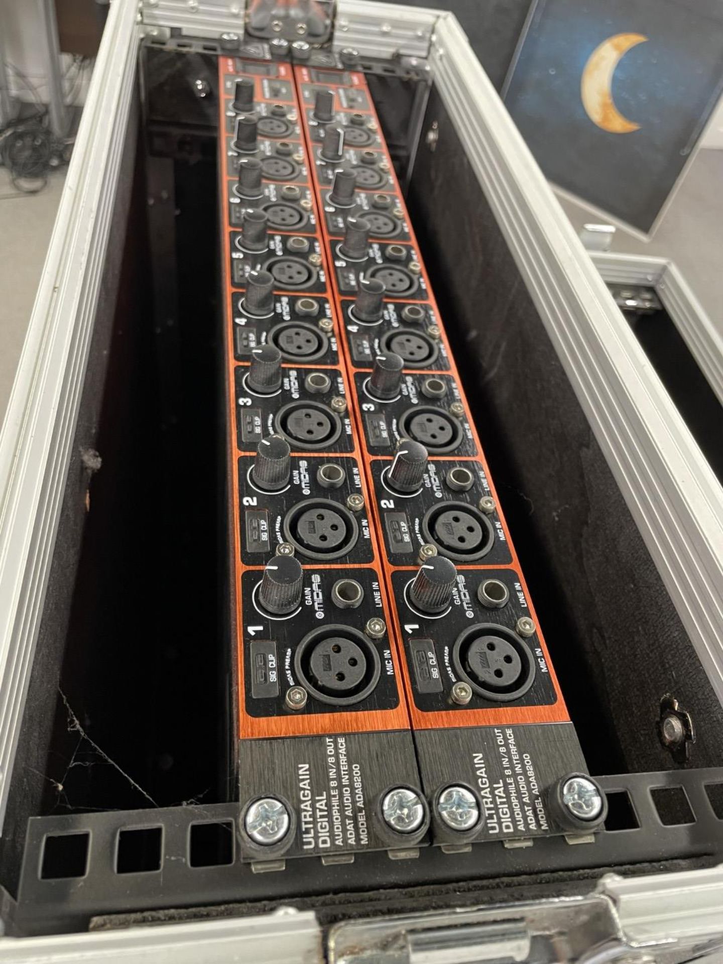 2 x Behringer ADA8200 Ultragain Digital Audiophile 8in/8out ADAT Audio ...