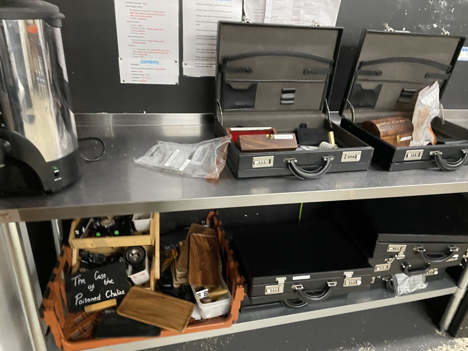 1 x Contents of a Food Prep Room - Includes Fridges, Prep Benches, Wash ...
