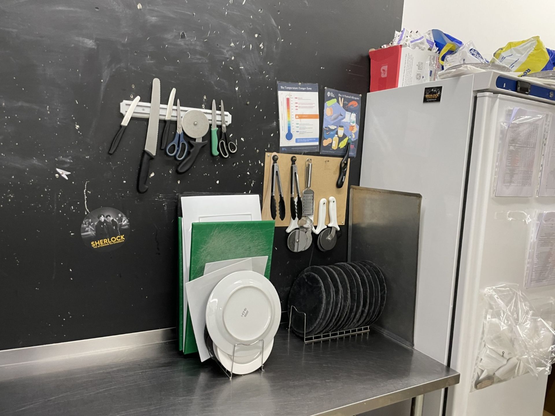 1 x Contents of a Food Prep Room - Includes Fridges, Prep Benches, Wash ...