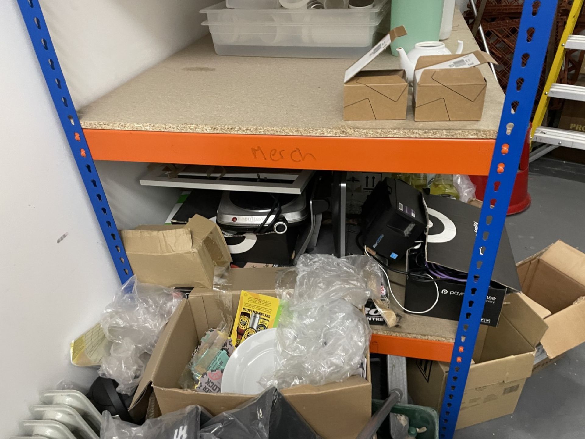 1 x Contents of a Janitorial Storage Room Including a Large Metal Prop ...