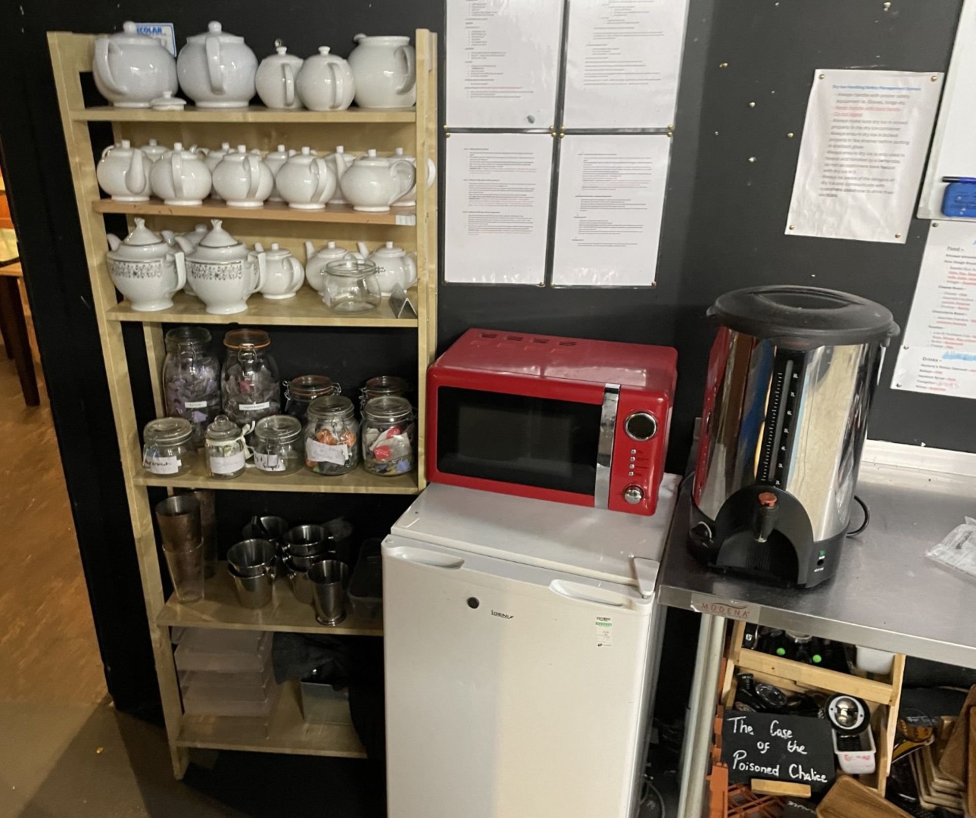 1 x Contents of a Food Prep Room - Includes Fridges, Prep Benches, Wash ...