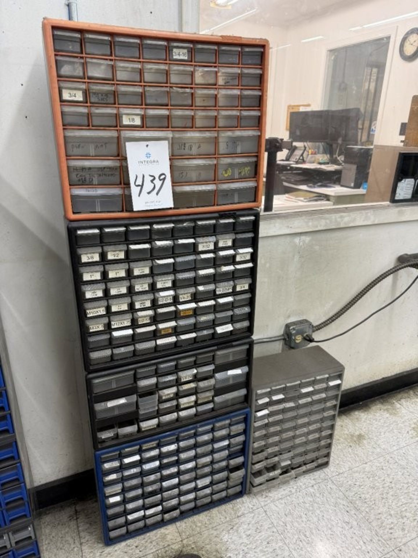 (5) Assorted Parts Organizers