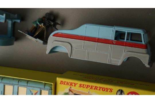 A bag of Dinky vehicles to include a Dinky Delivery Service Transporter ...