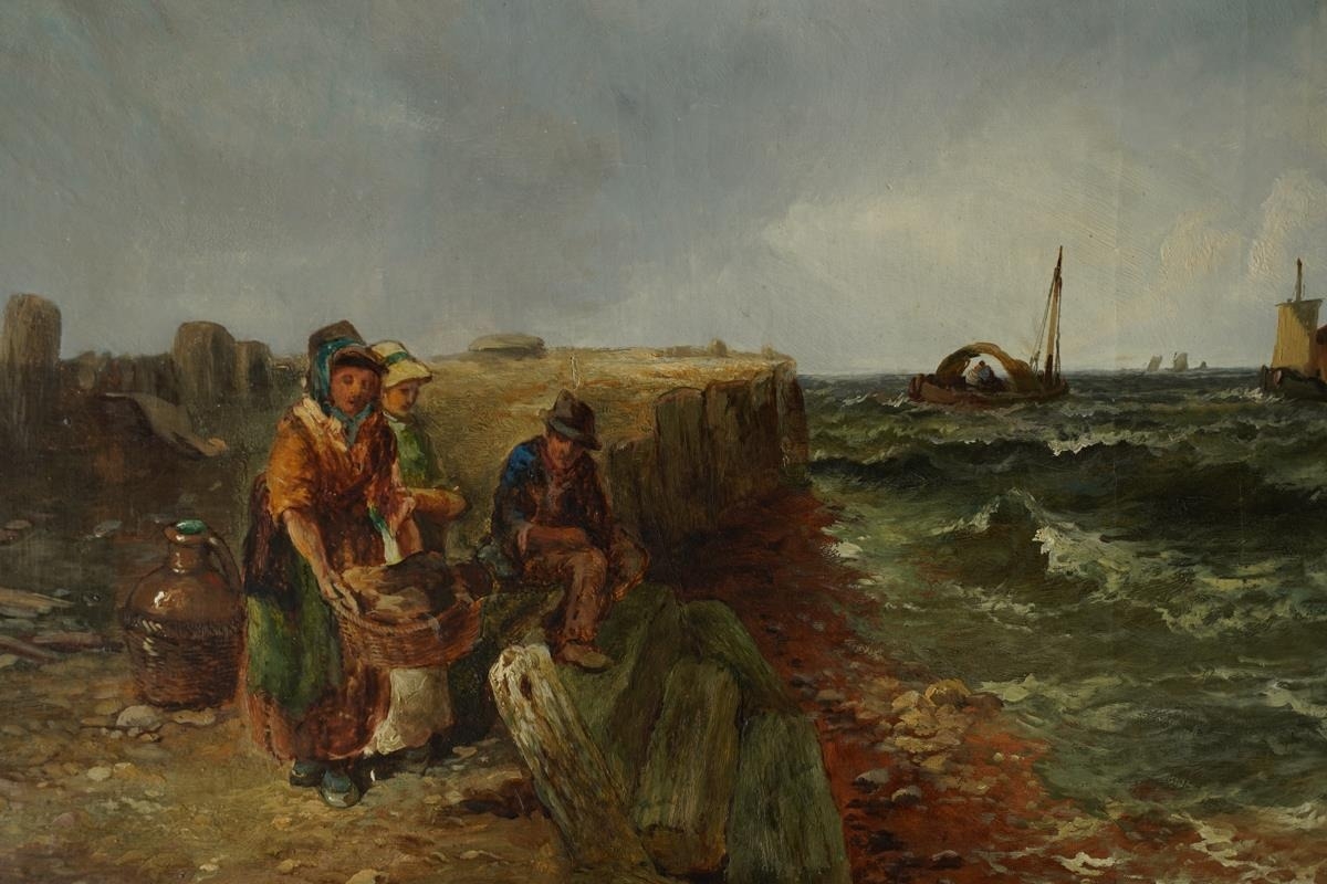 In manner of William Adolphus Knell (British, 1802-1875)Waiting for the ...