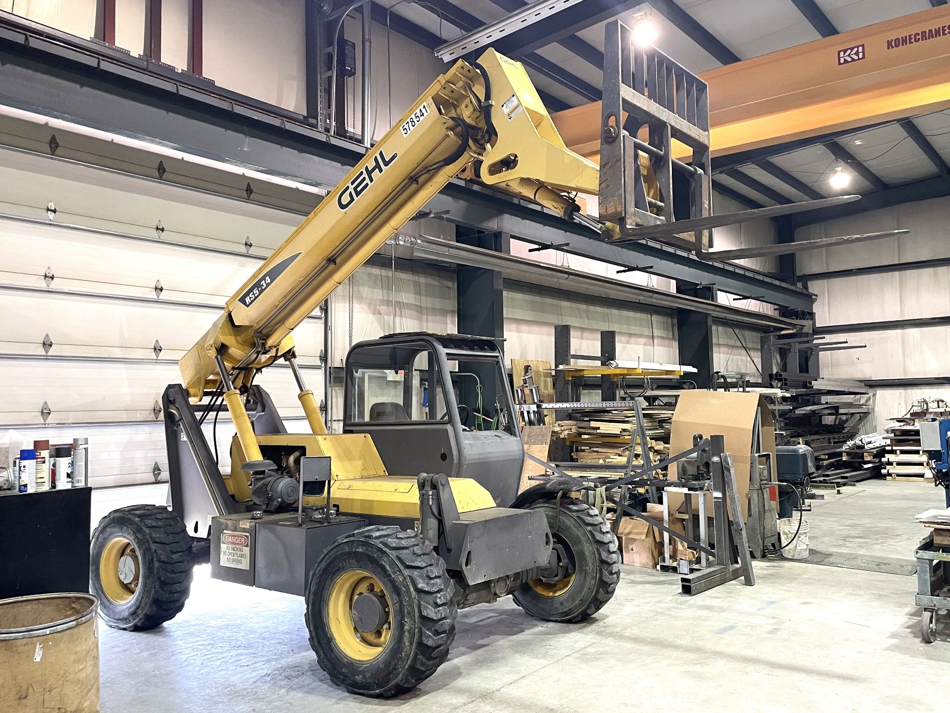 Gehl RS5-34 High Performance Telehandler, 6000Lb Capacity 34' Reach, 24 ...