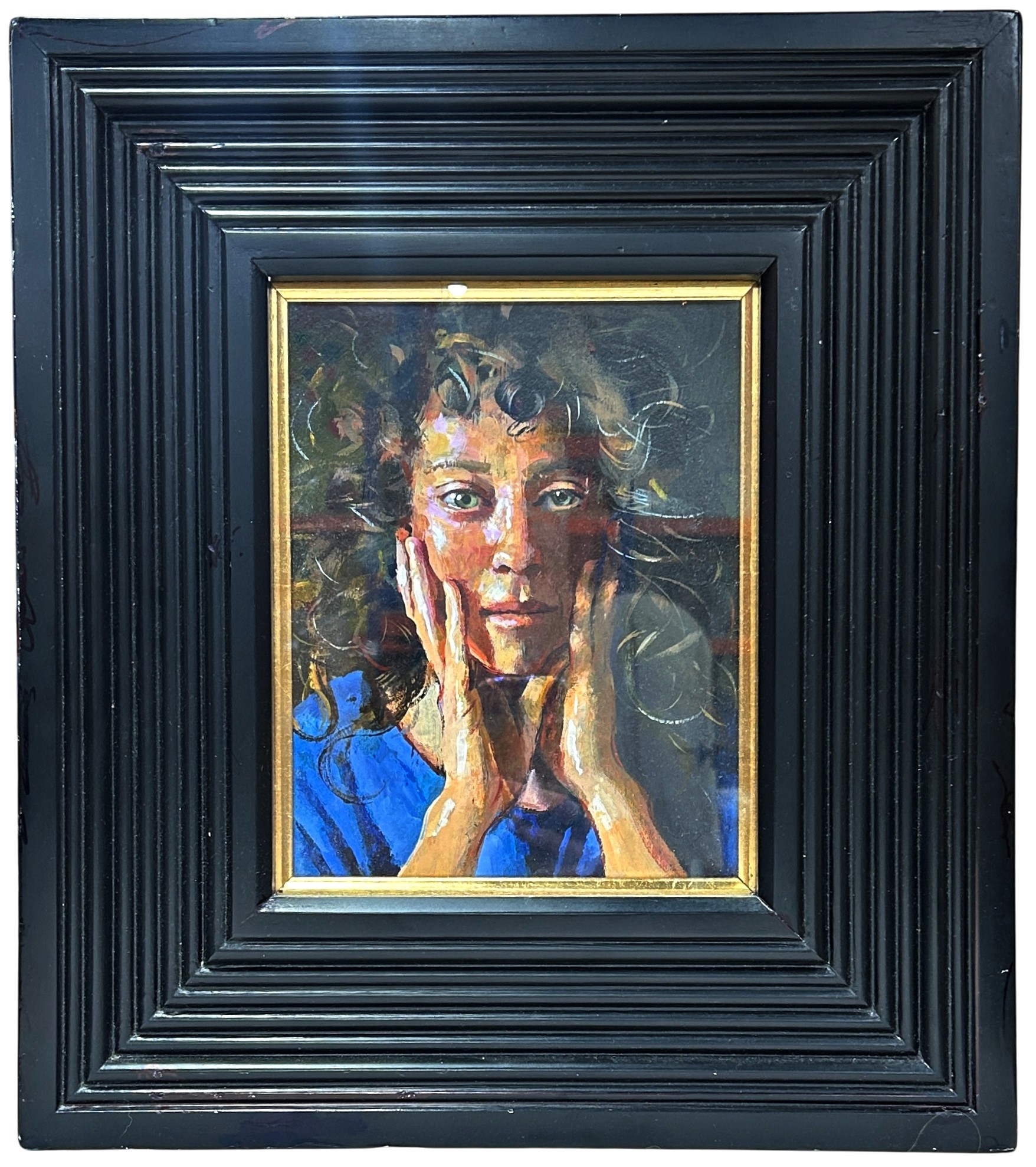 Robert Lenkiewicz (1941-2002) - Portrait of Louise Cortnel, signed and ...