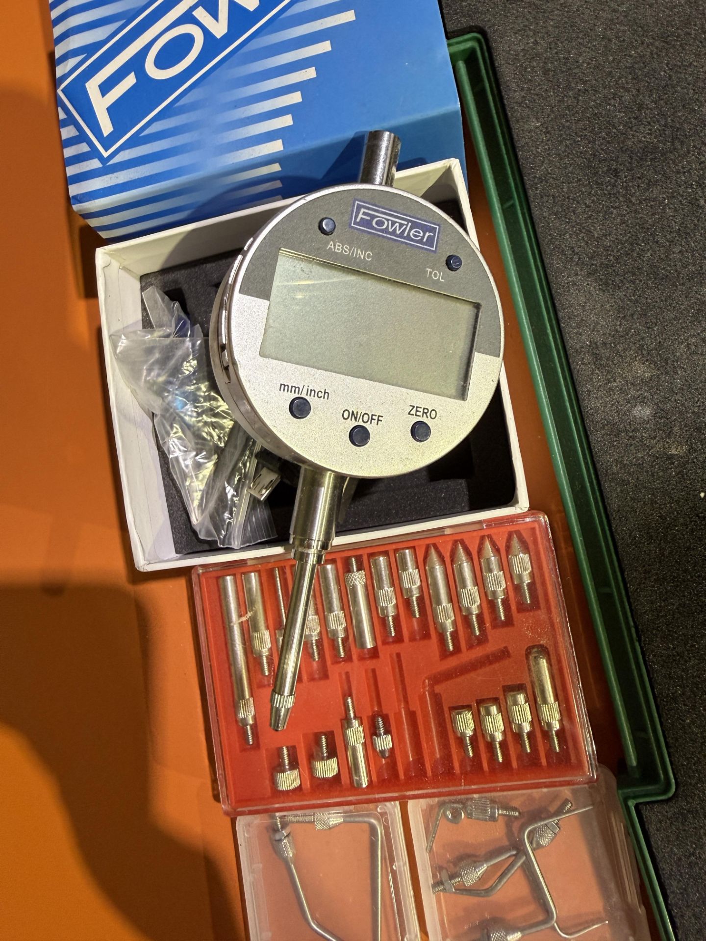 Insize 0-12" Digital Caliper & Fowler Digital Drop Indicator With ...
