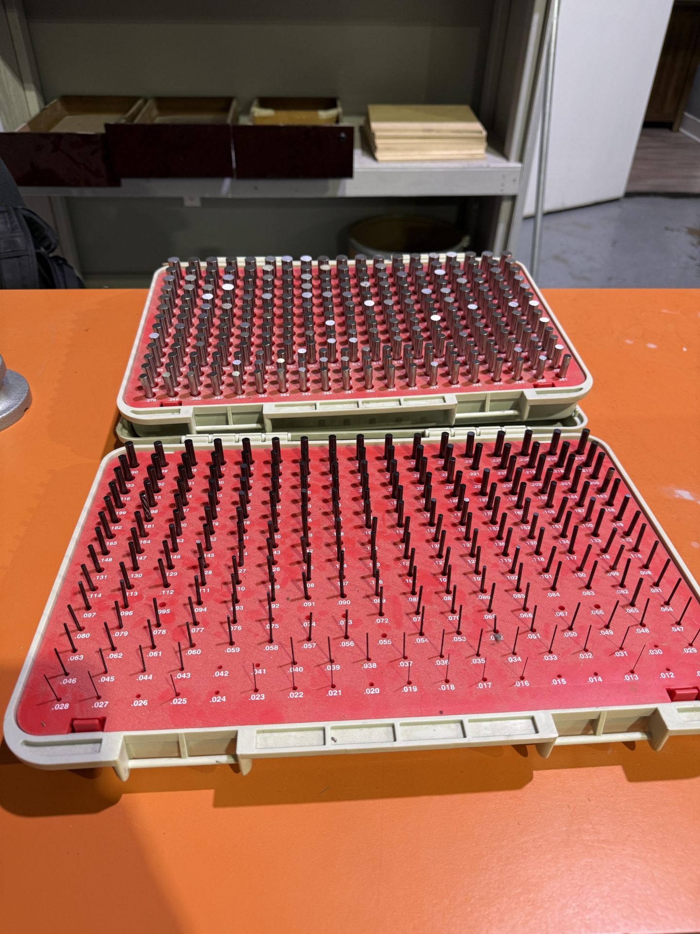 Vermont Gage .2510"-.0500" Minus Pin Gage Set & Vermont Gage .011"-.250 ...