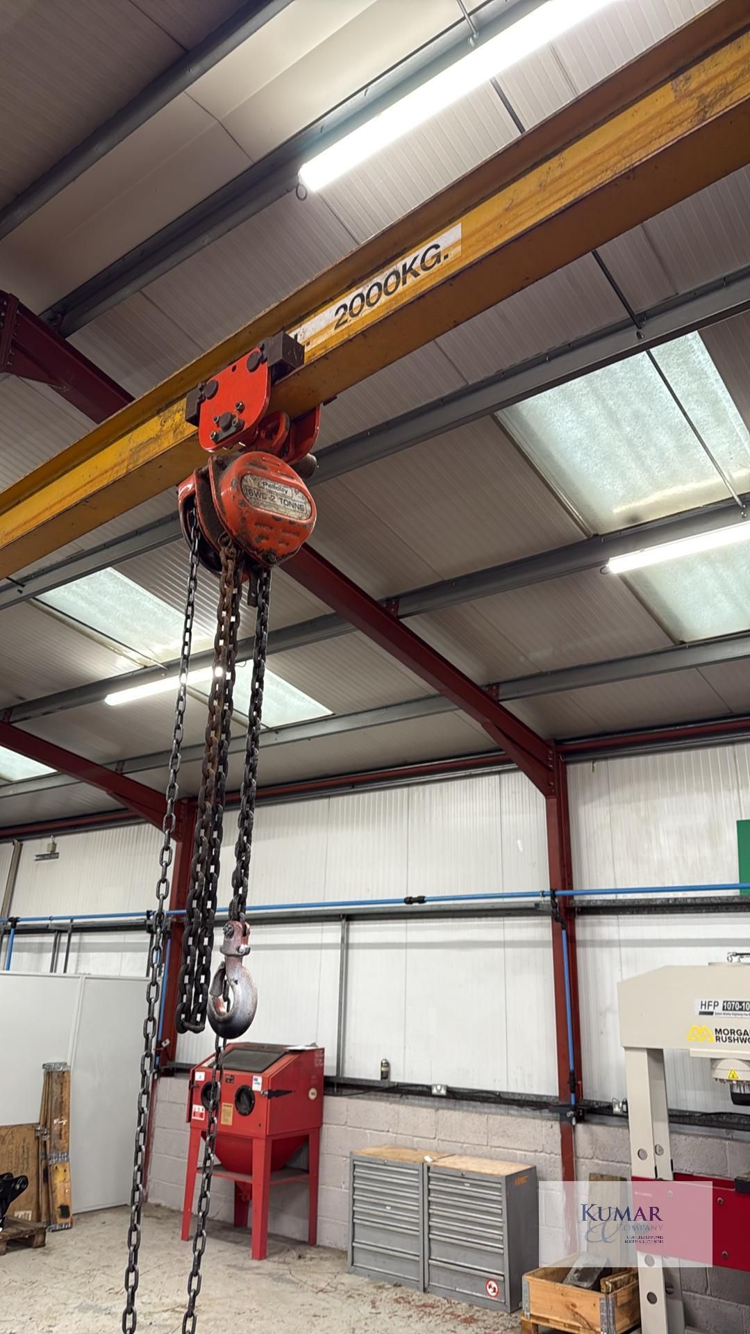 Make Unknown Mobile A Frame Gantry Crane Frame, SWL 2,000Kg with Chain ...