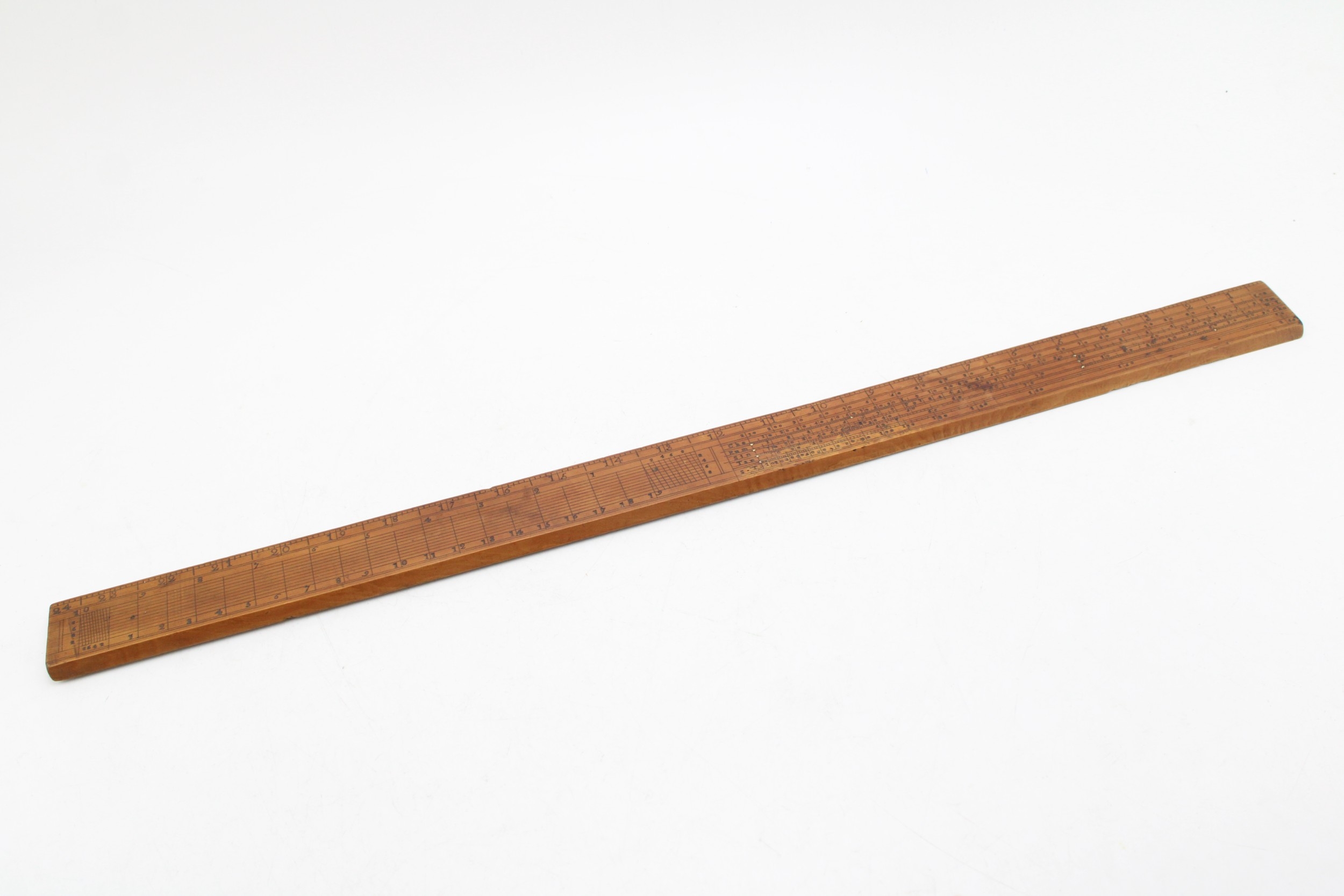 An Early 19th Century Box Wood Gunter Rule or Scale a Navigational ...