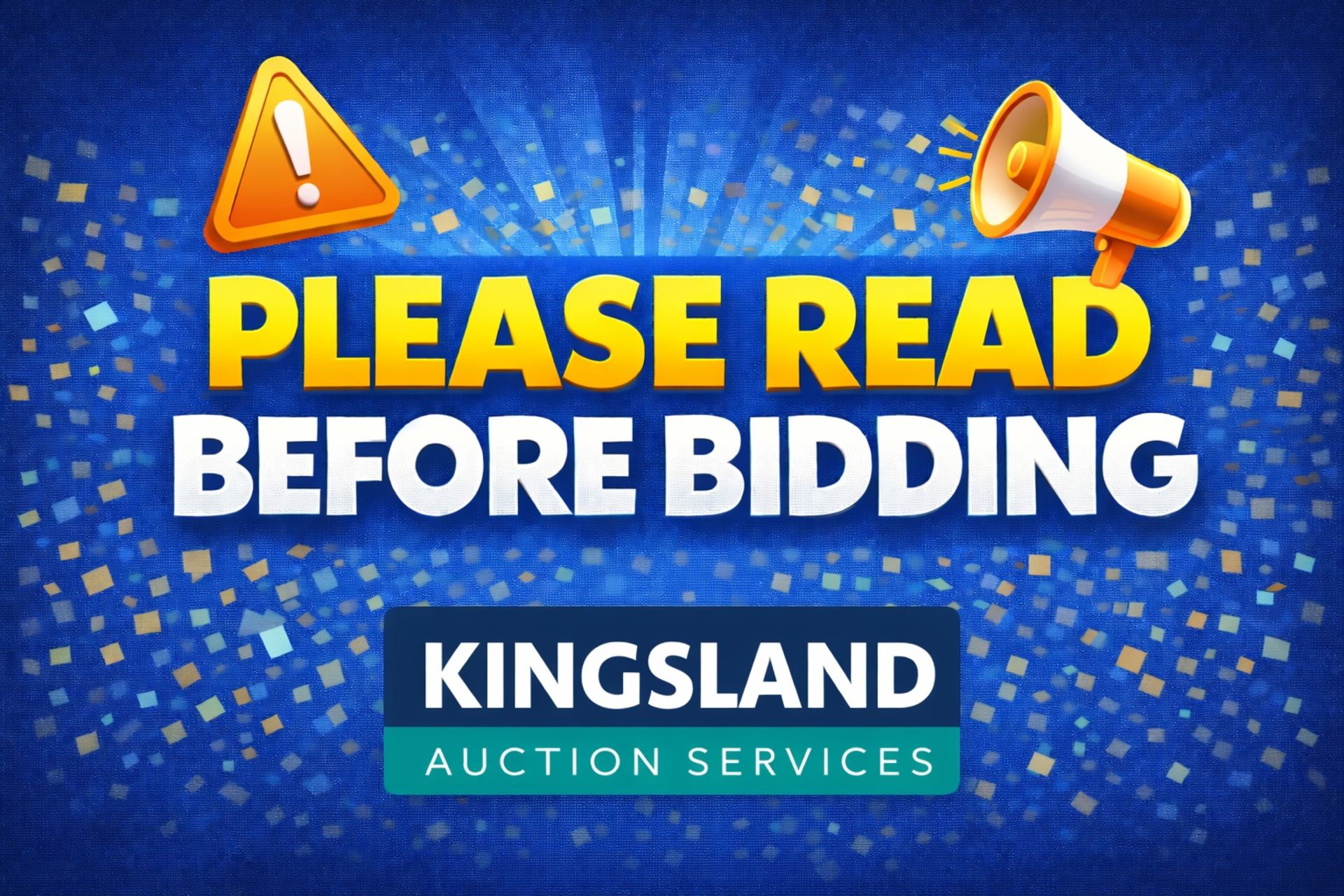 PLEASE READ BEFORE BIDDING!! - All lots in this auction consist of ...