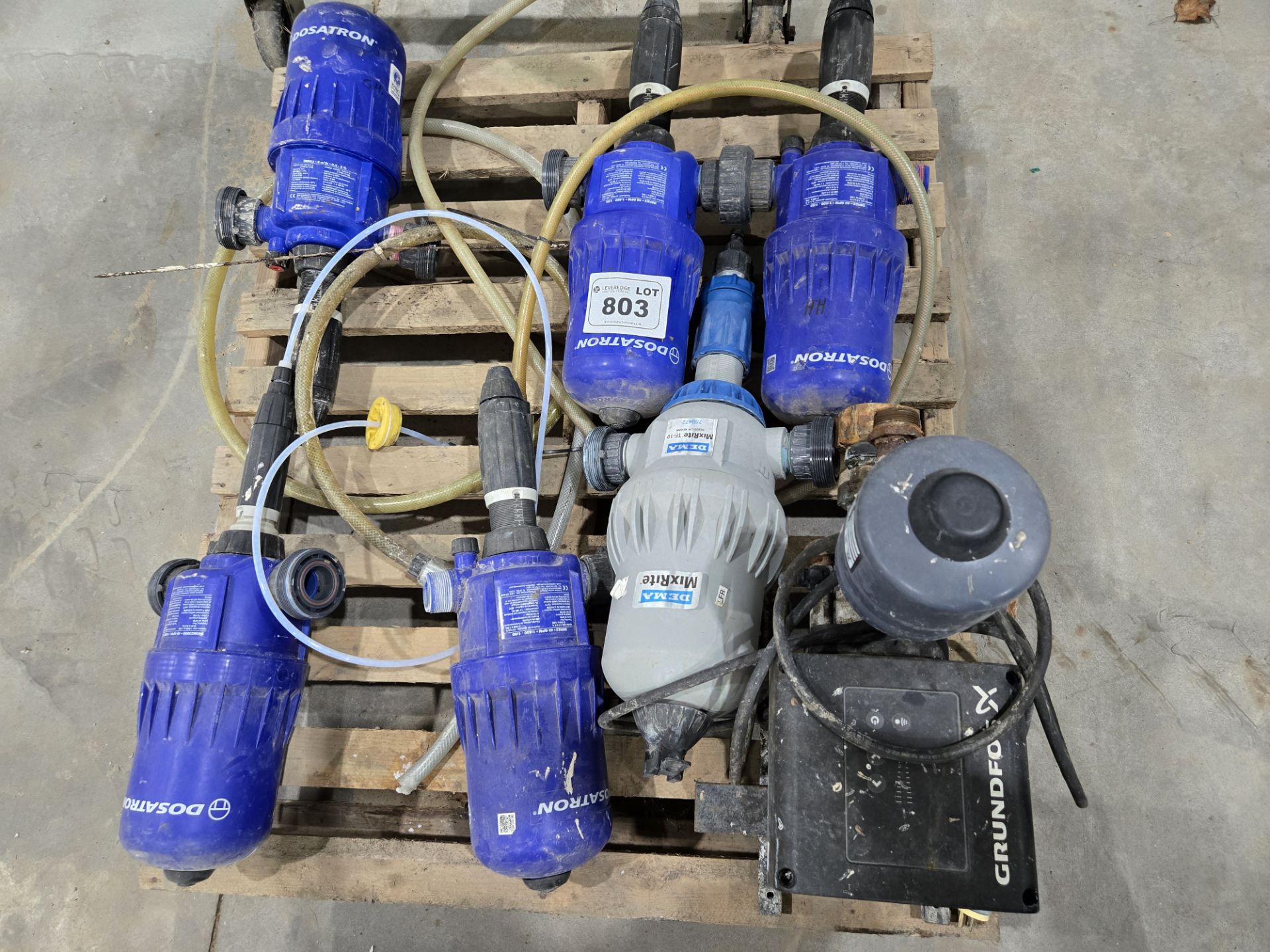 Lot of Assorted Doser Dispensers and Pump