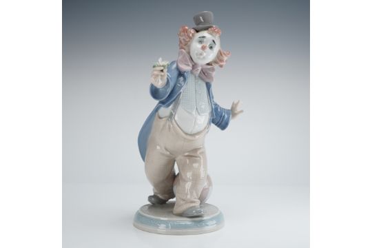 This is a Lladro porcelain figurine, titled "For A Smile," model number ...