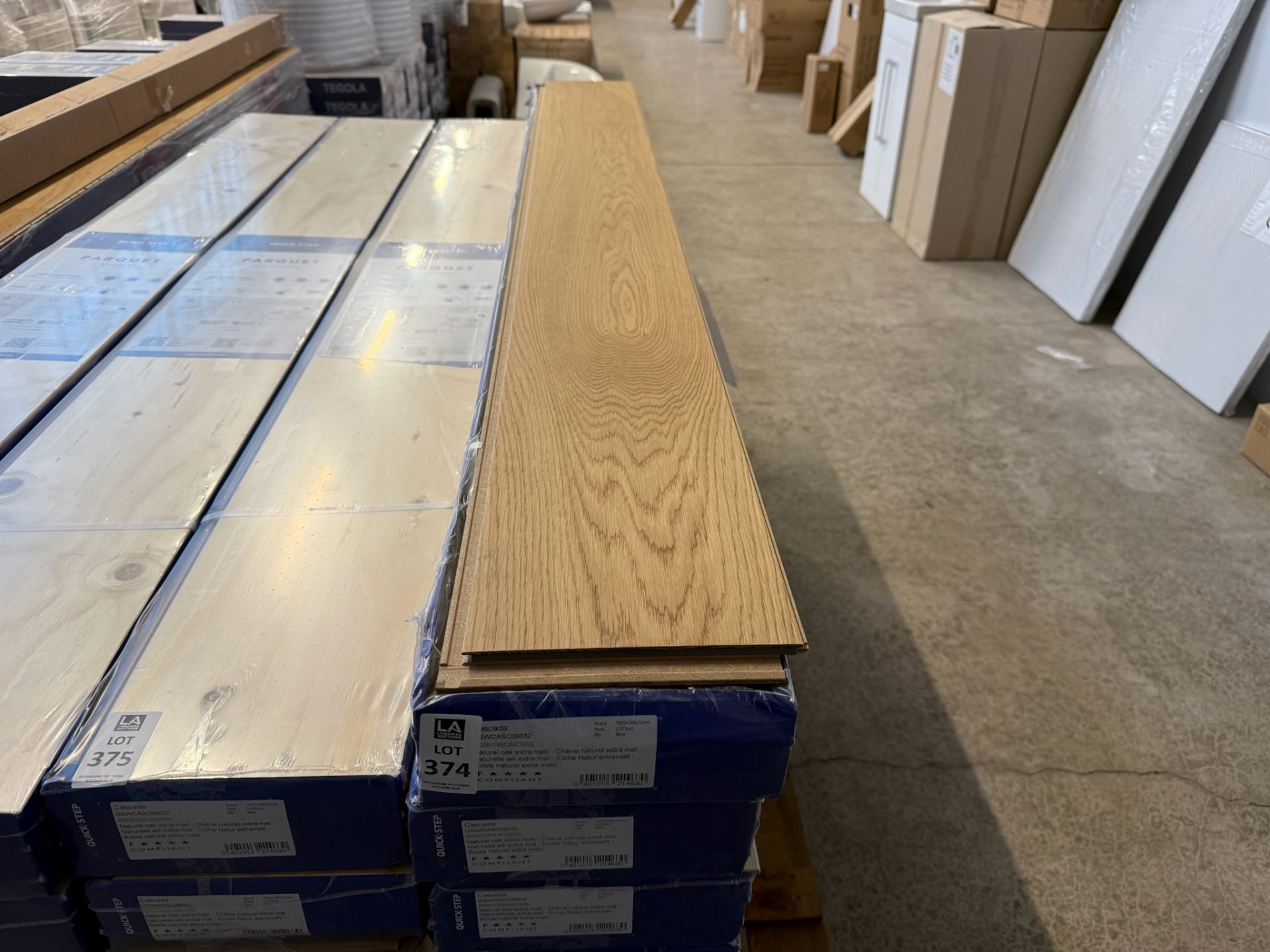 9X BOXES QUICK-STEP PARQUET CASCADA ENGINEERED WOOD FLOORING NATURAL ...
