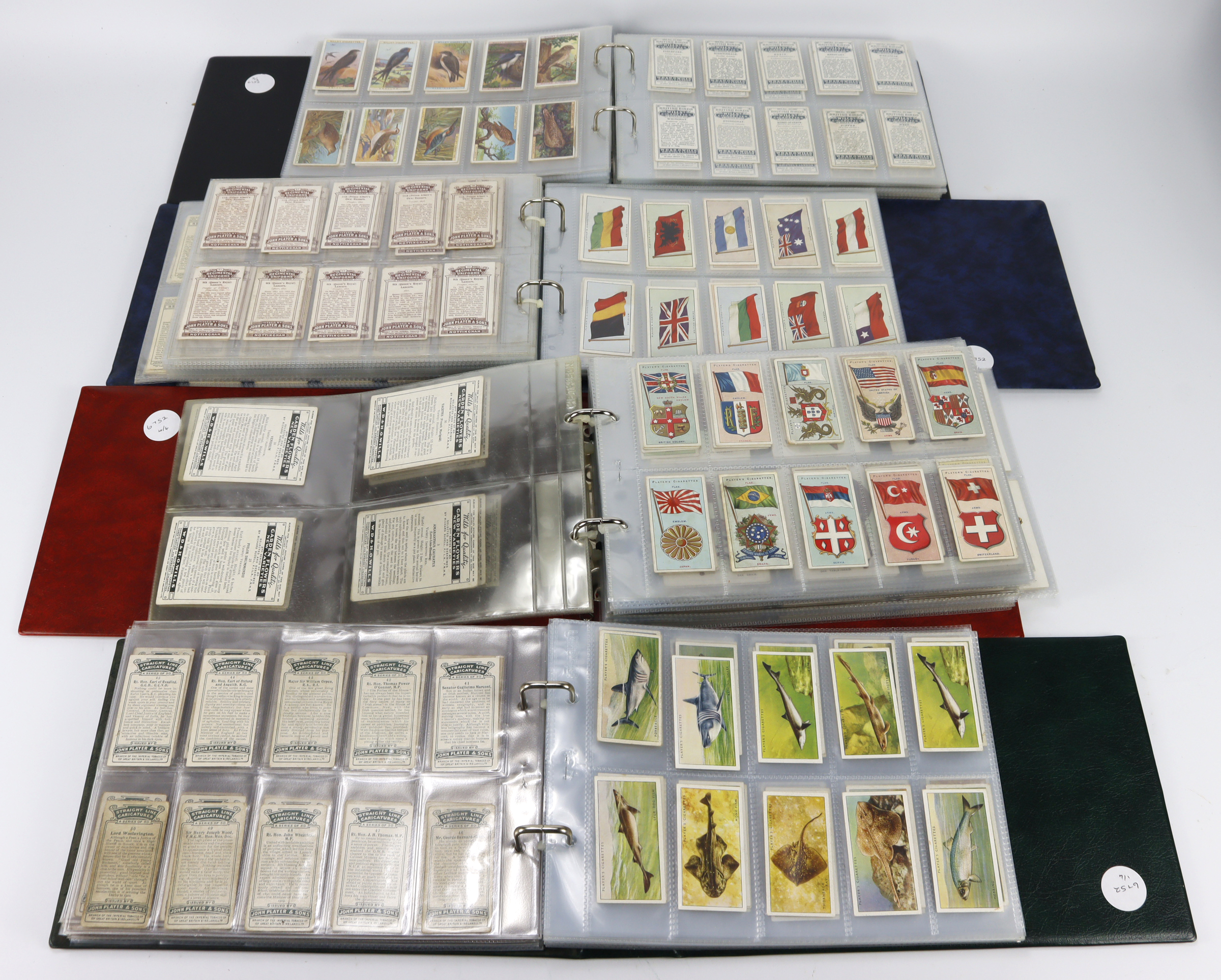 Players & Will's - 4x modern albums containing approx 53 complete set ...