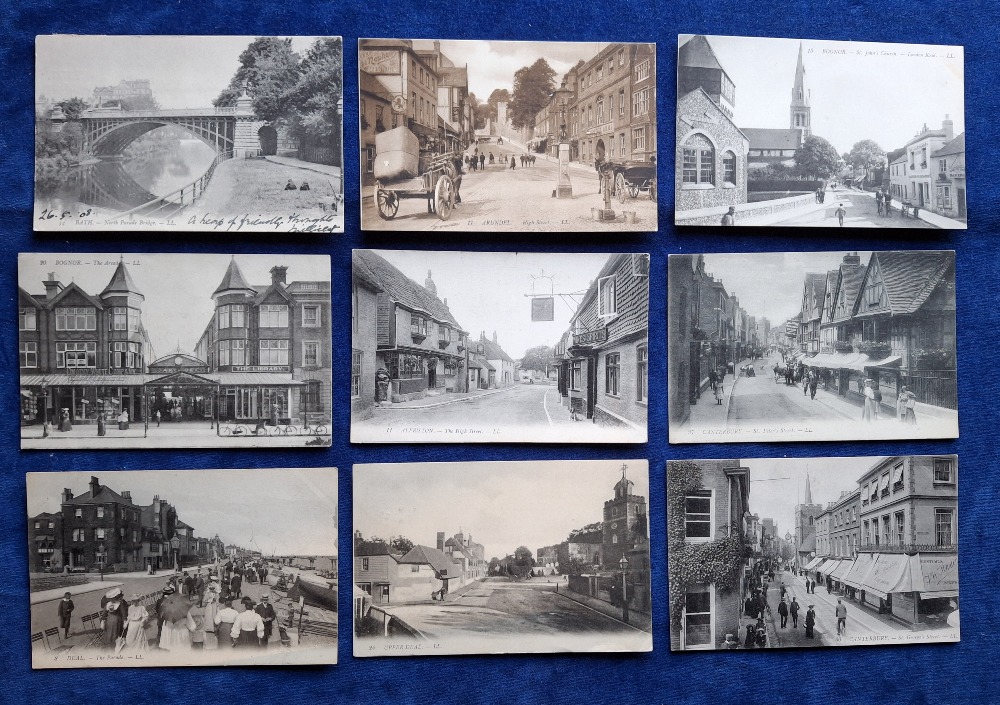 Postcards, Publisher, over 250 cards published by LL, all cards feature ...