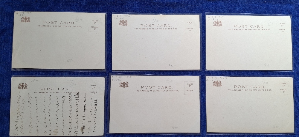 Postcards, Naval, Tuck 6 early cards 'The British Navy' numbers 100 101 ...