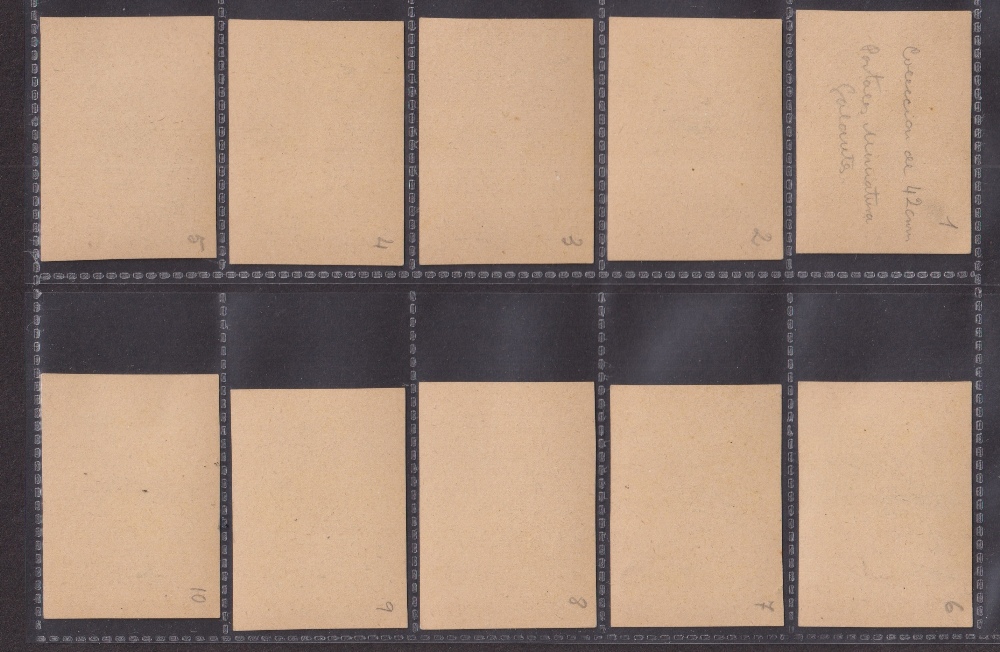 Trade cards, Spain, Anon, Undressing cards, b/w, according to pencil ...