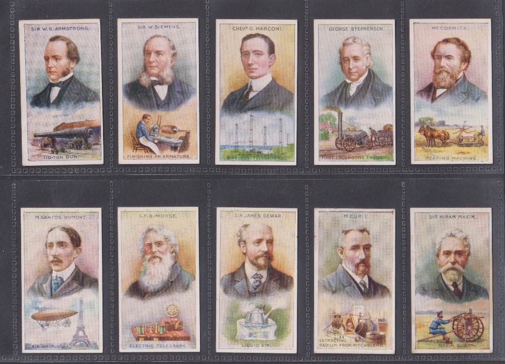Cigarette cards, Teofani Great Inventors (anonymous) (set 20 cards ...