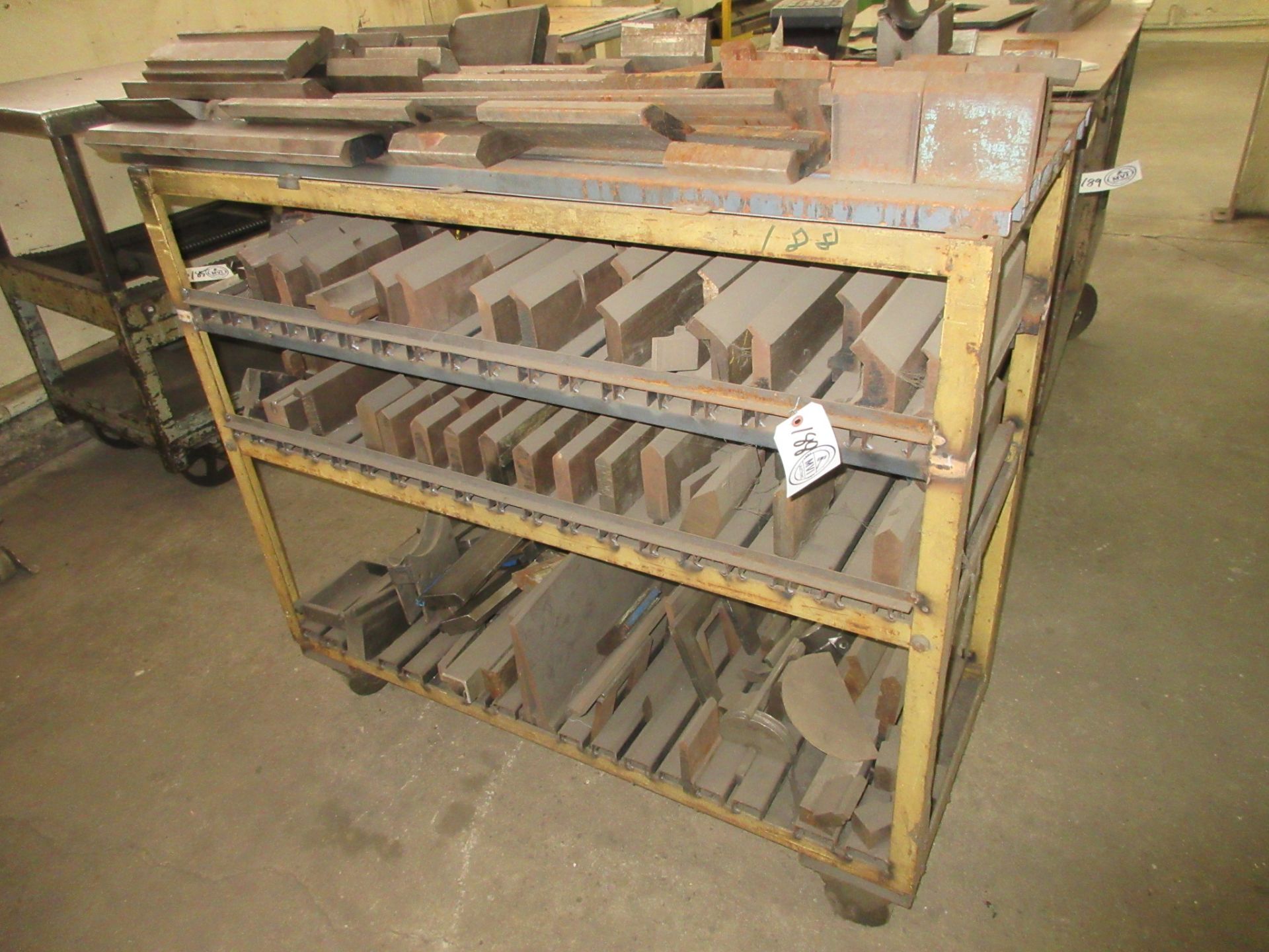 Rolling Cart w/ Short Press Brake Dies