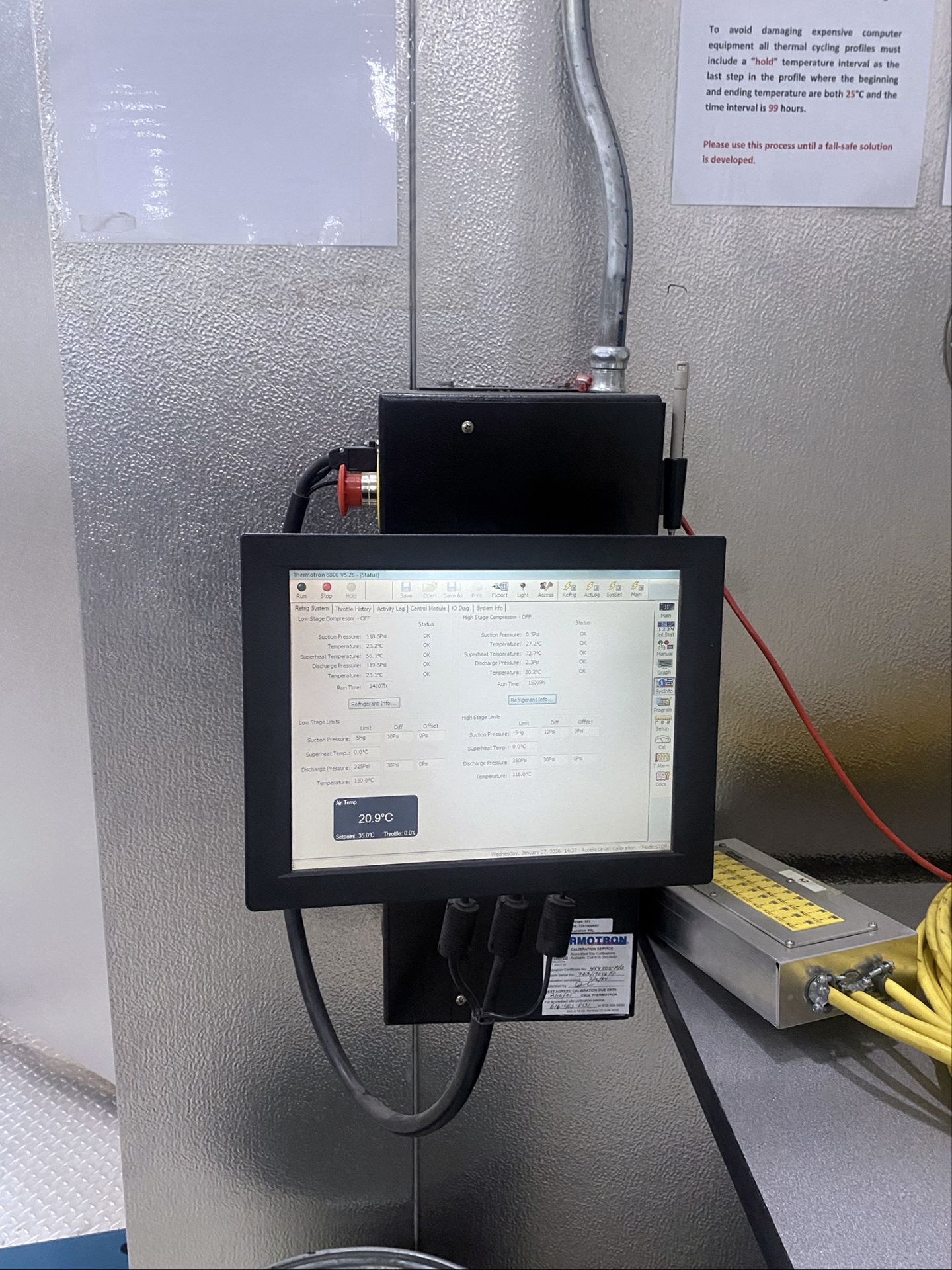 Thermotron WP-996-TCM4-25-25 Walk In Environmental Chamber (2006 ...