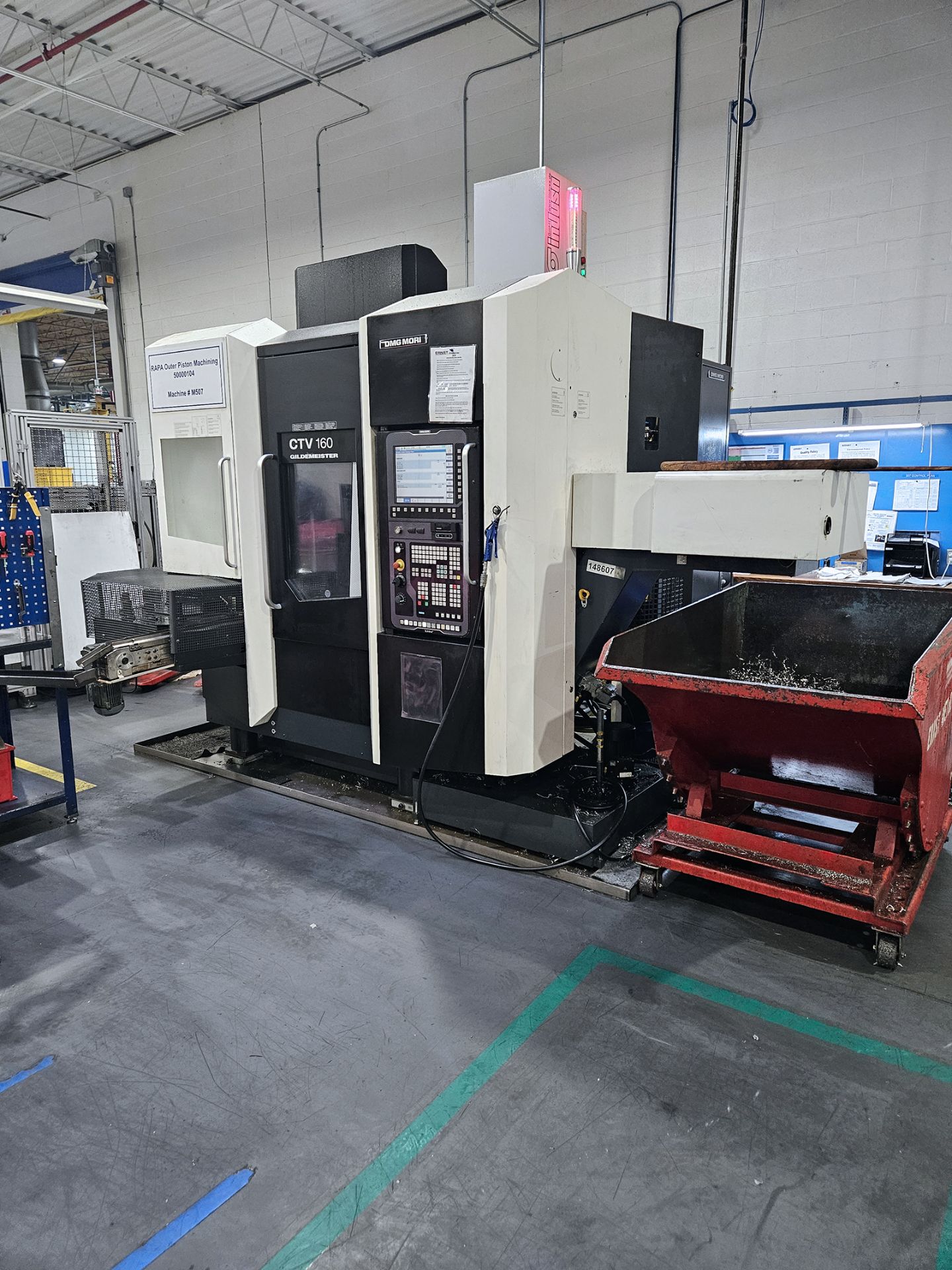 DMG Mori CTV 160 2nd Vertical Machining Center (2015) Description ...