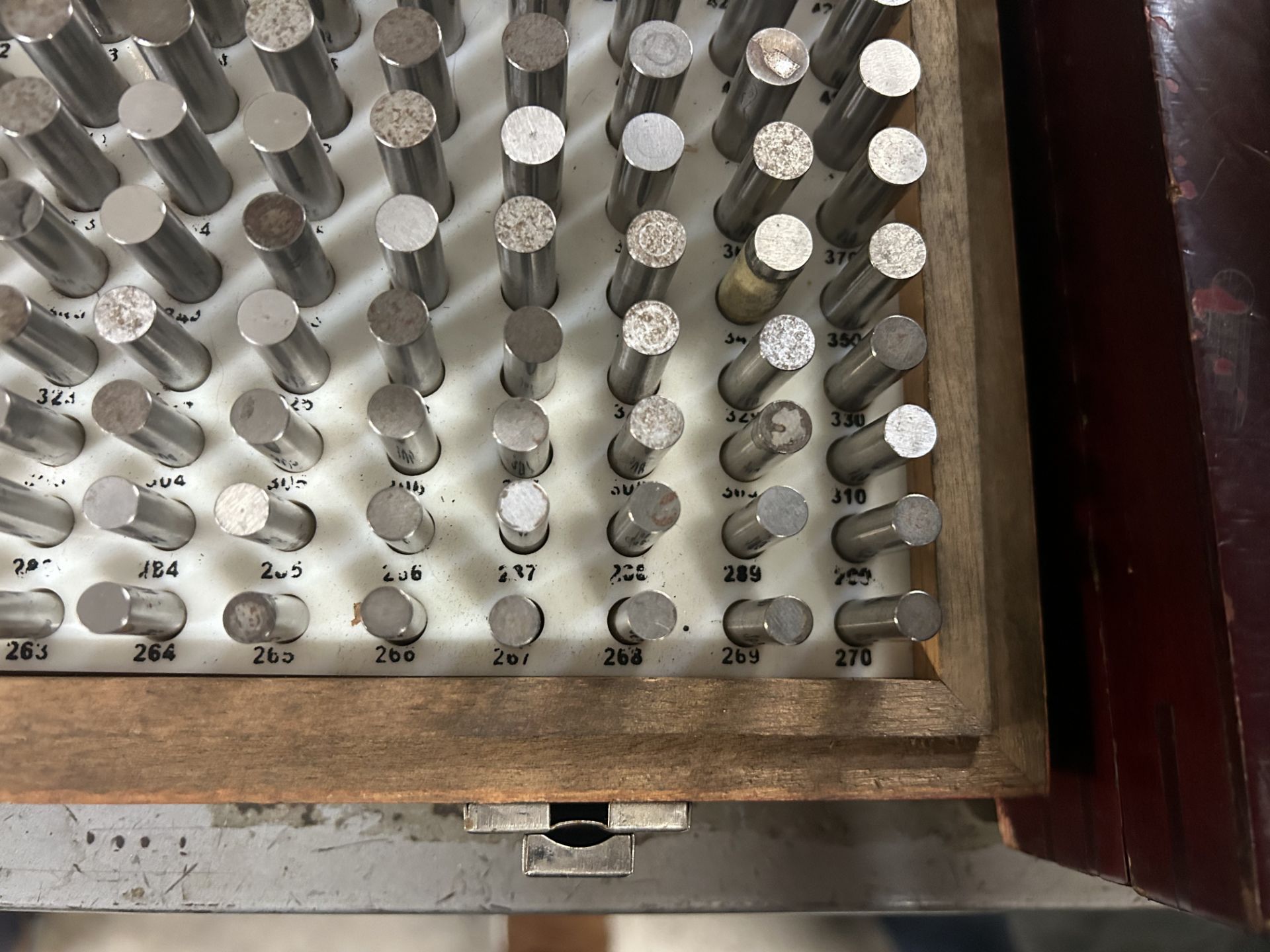 Set of Precision Gage Pins (No Go Style) .250" Thru .280" Size Range ...