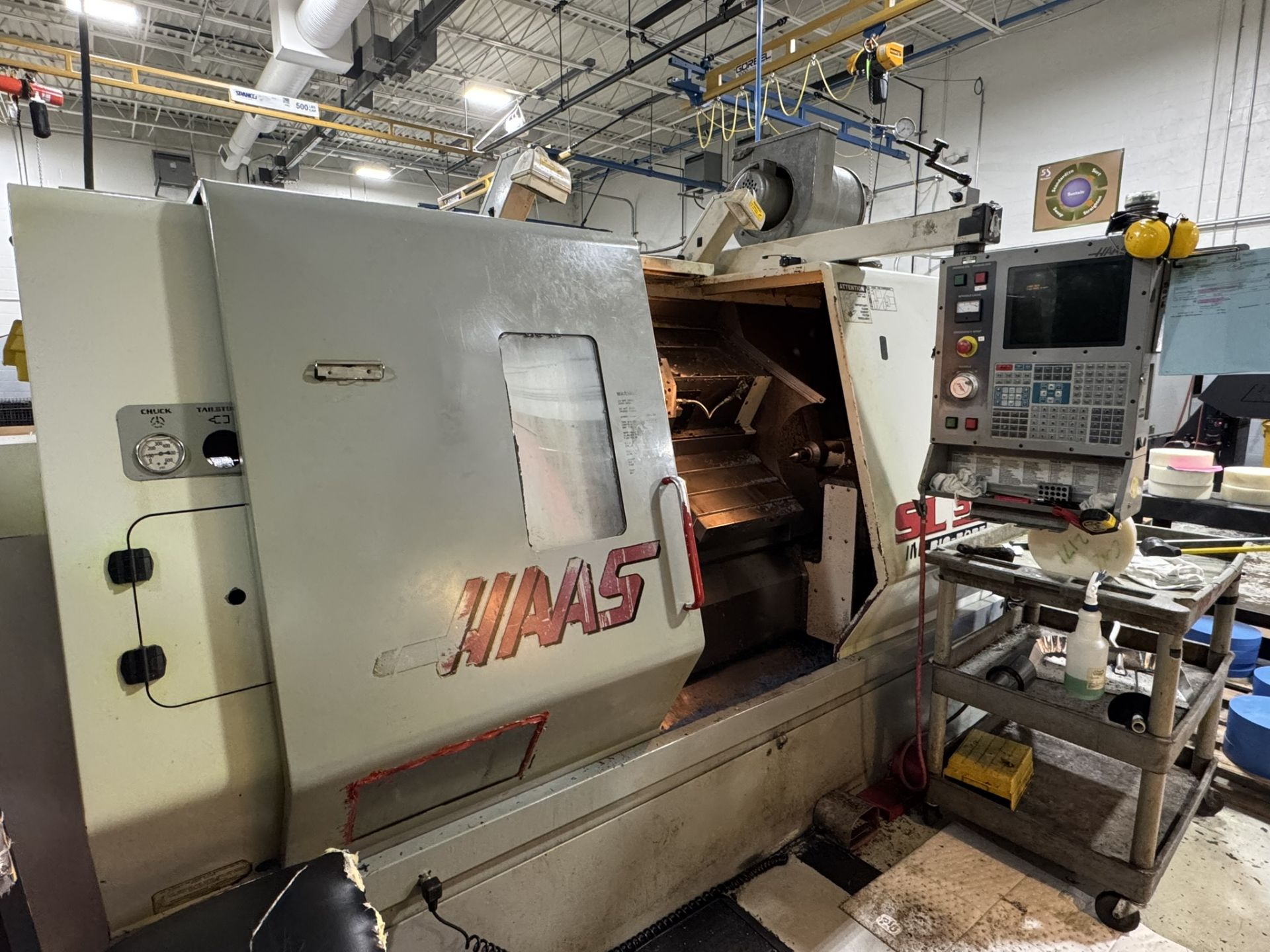 Haas SL-30B (2002) Machine Dimensions 150" x 90" x 90" Machine Weight ...