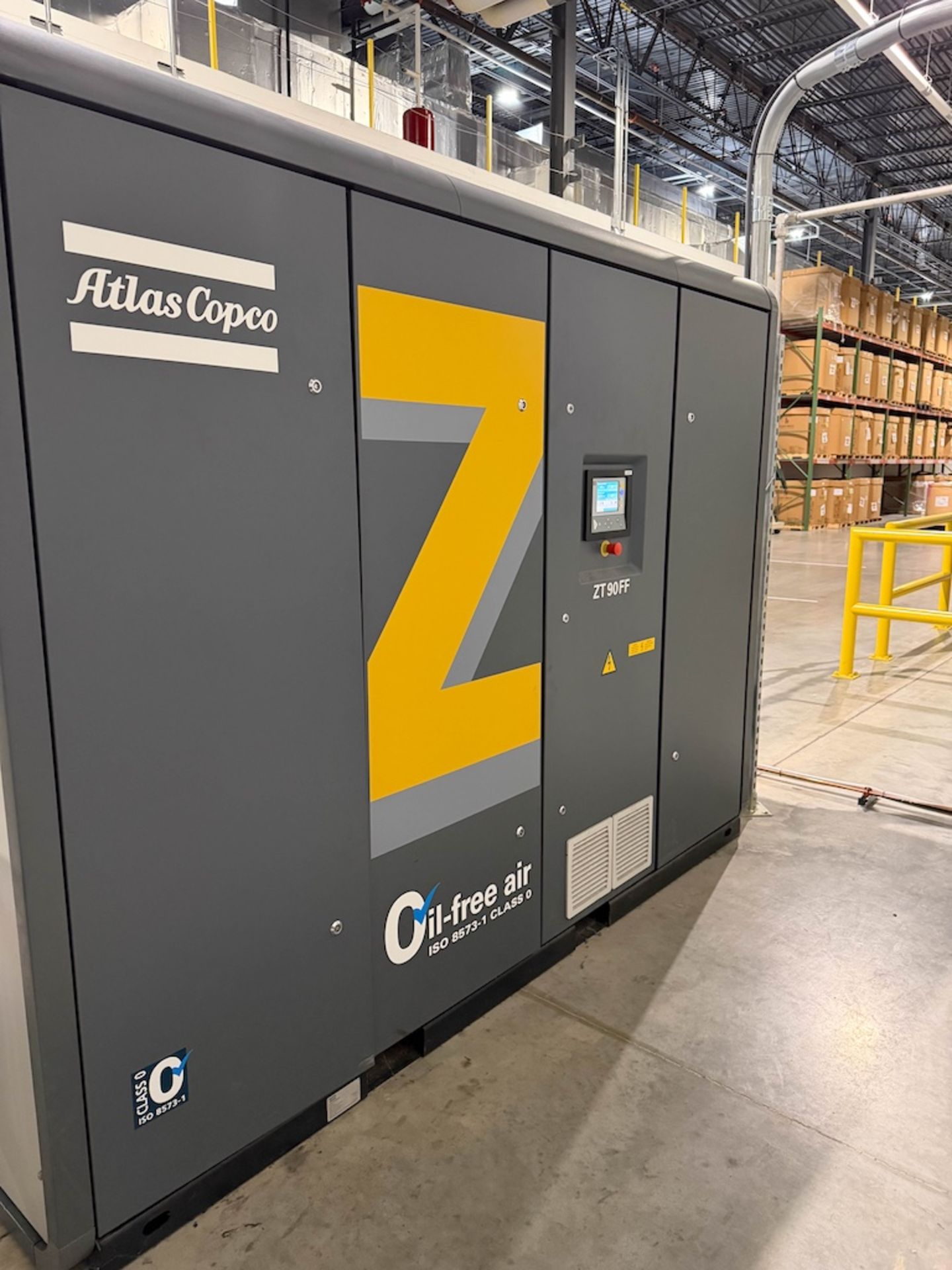 Atlas Copco ZT90FF Air Compressor, New in 2018, S/N: APF232937, MW ...