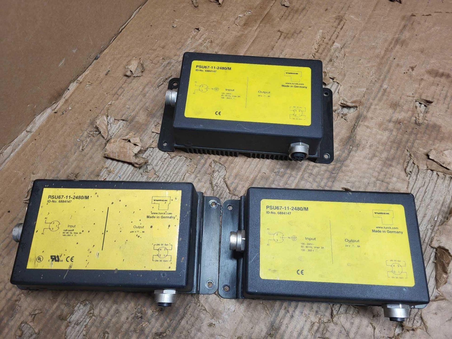 LOT OF 3 TURCK PSU67-11-2480/M POWER MODULE /21LBS/