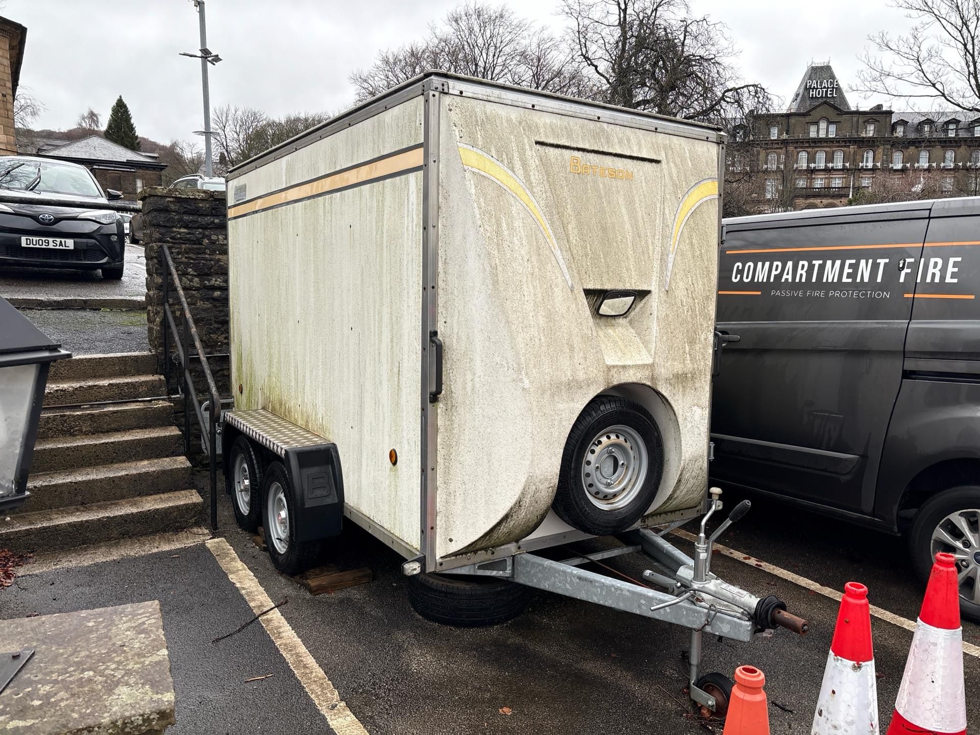 Bateson Trailer Dual Axle Box Trailer with roller shutter rear Bradley ...