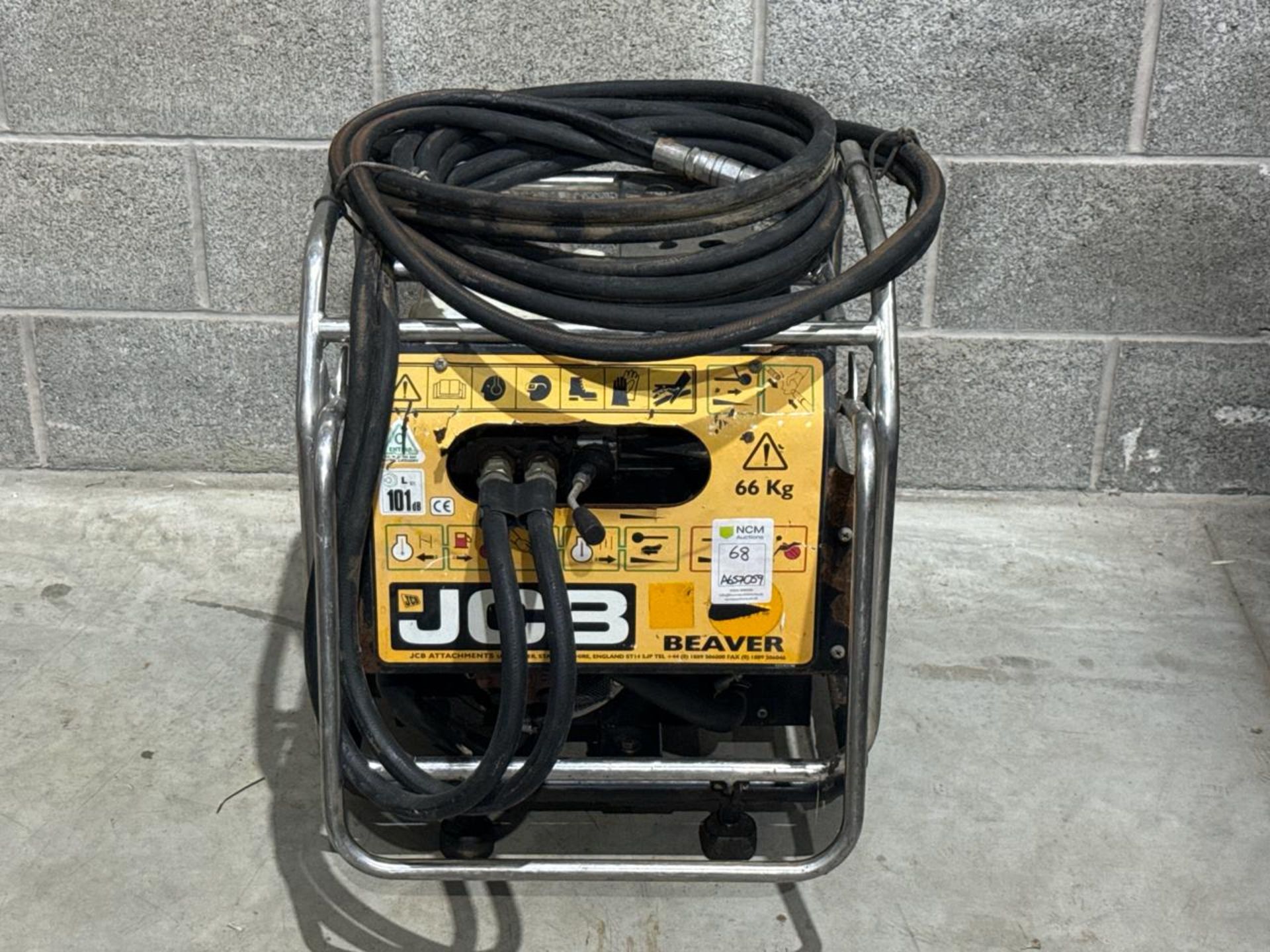 JCB Beaver Hydraulic Power Pack Petrol Untested Approximate Dimensions ...